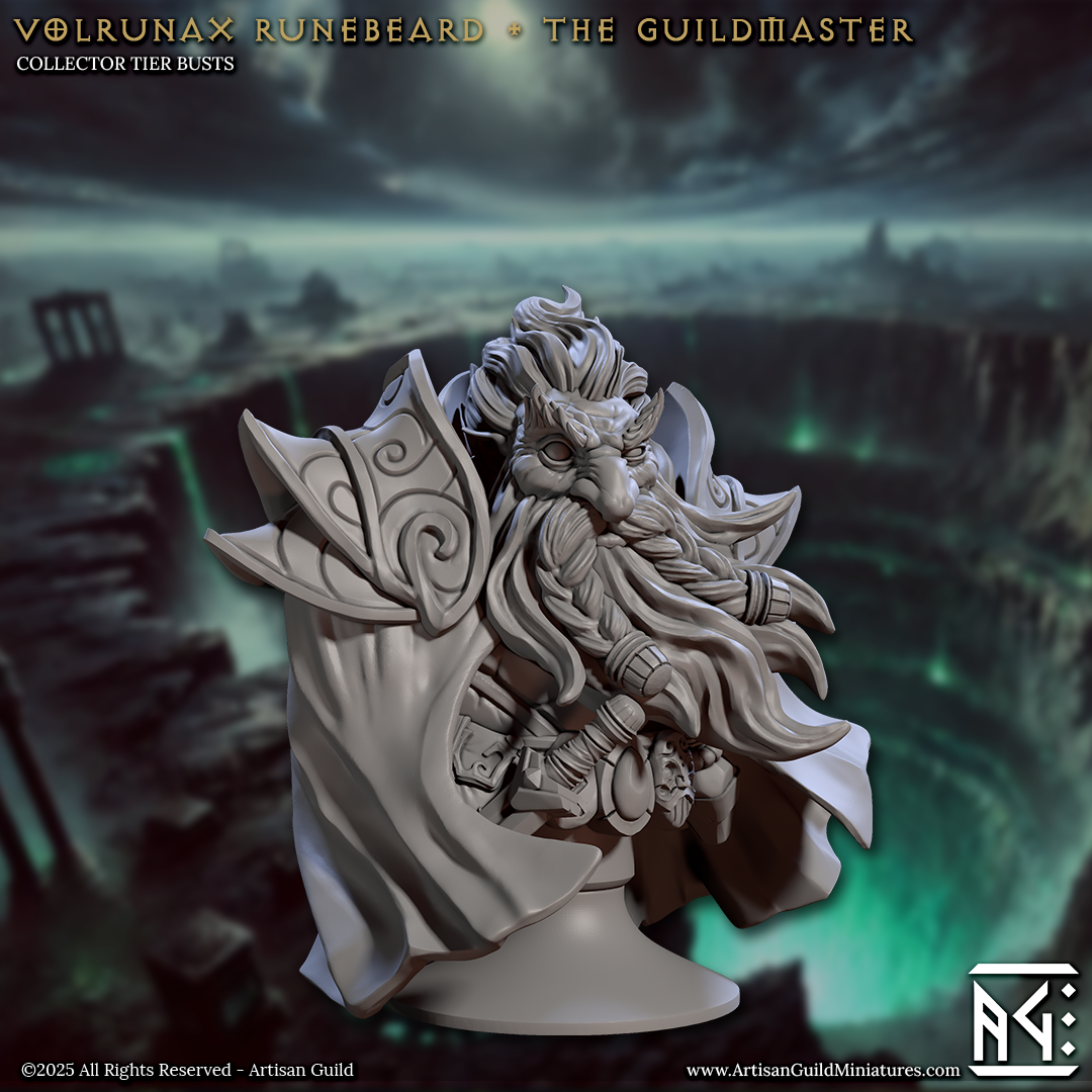Volrunax RuneBears Bust – 🏅 EboraMiniatures