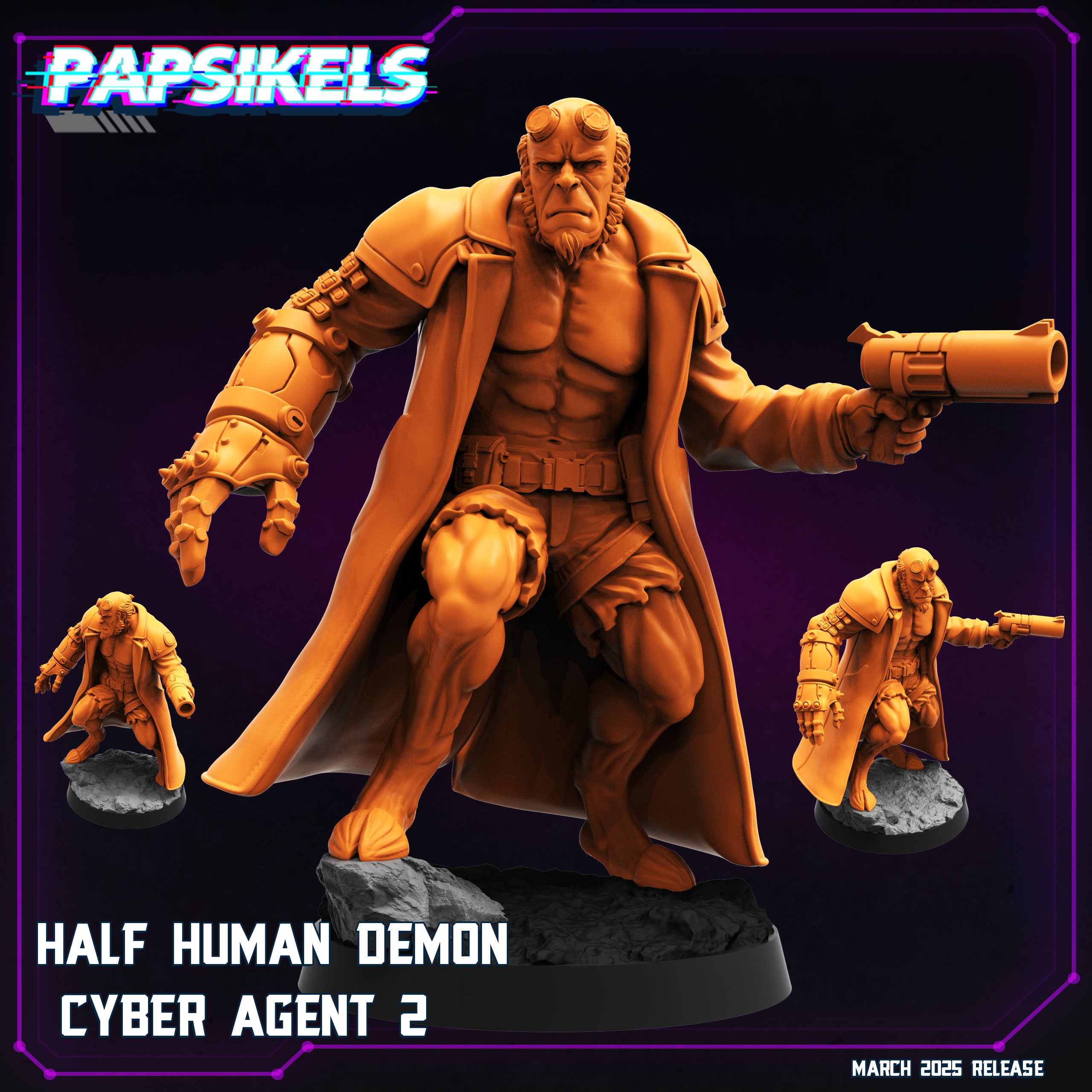 Half Human Demon Cyber Agent 2 – 🏅 EboraMiniatures