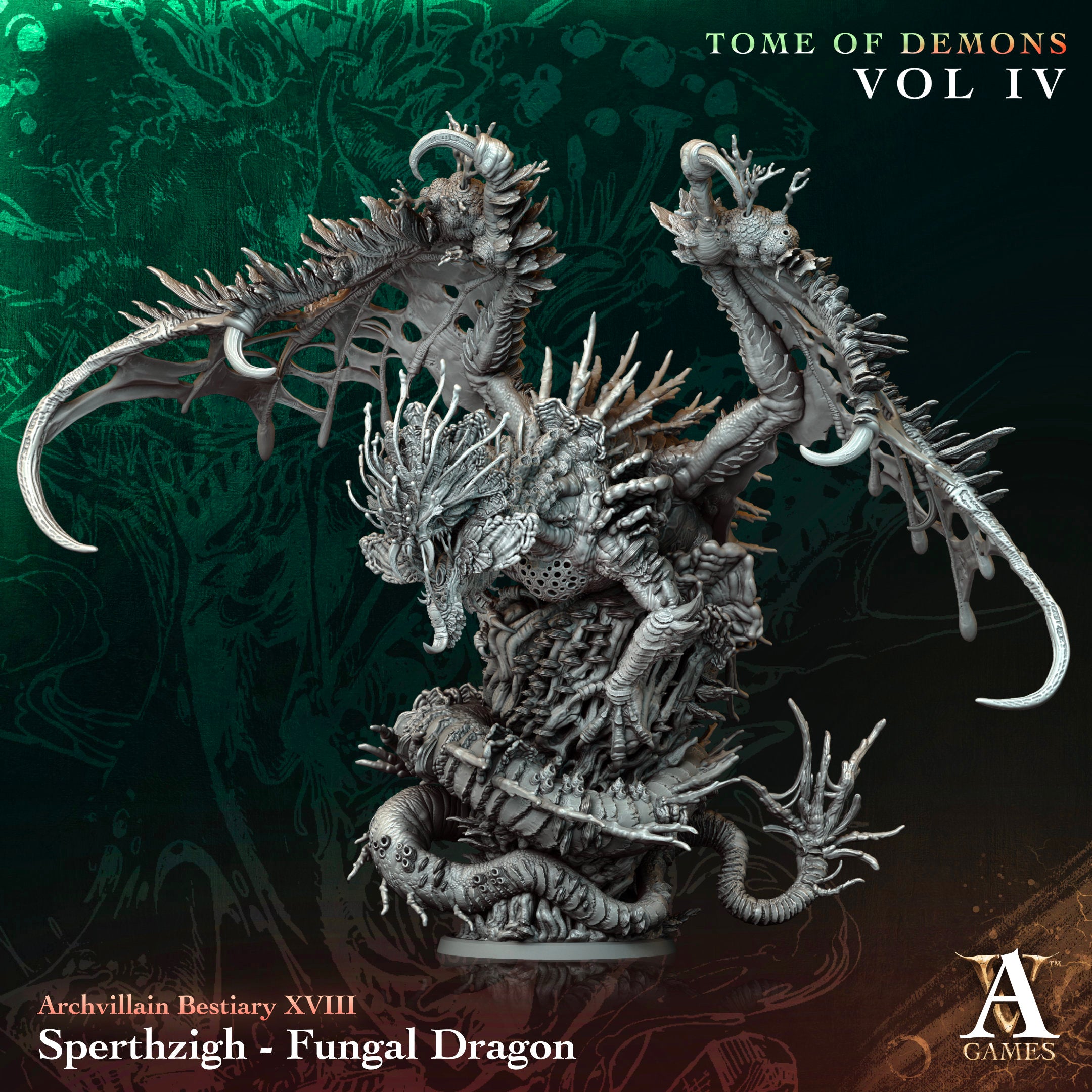 Sperthzigh - Fungal Dragon – 🏅 EboraMiniatures