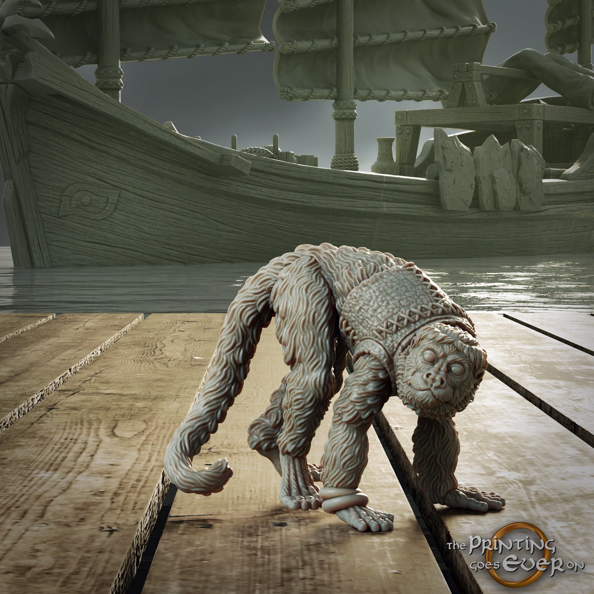 Pirate Monkey – 🏅 EboraMiniatures