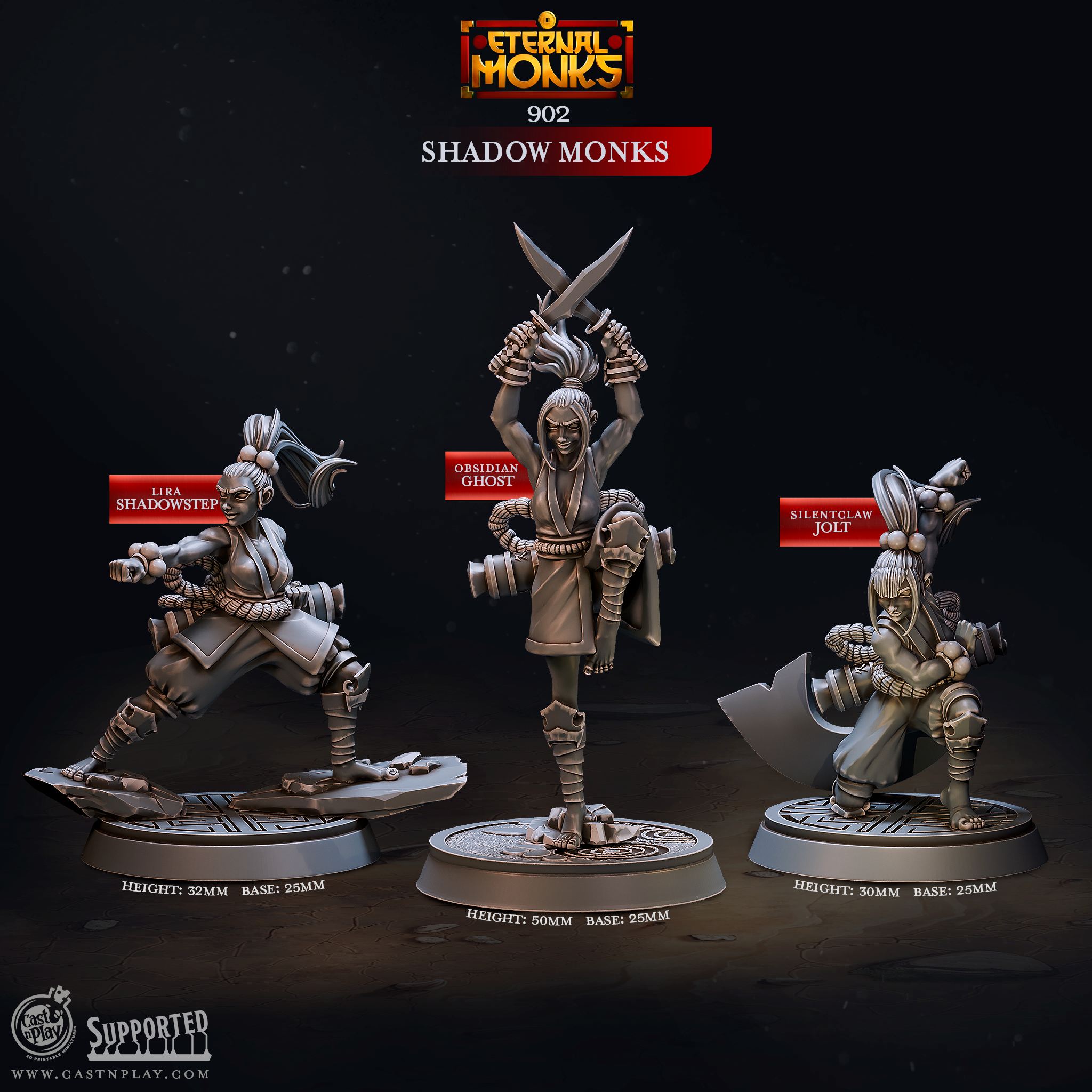Shadow Monks – 🏅 EboraMiniatures