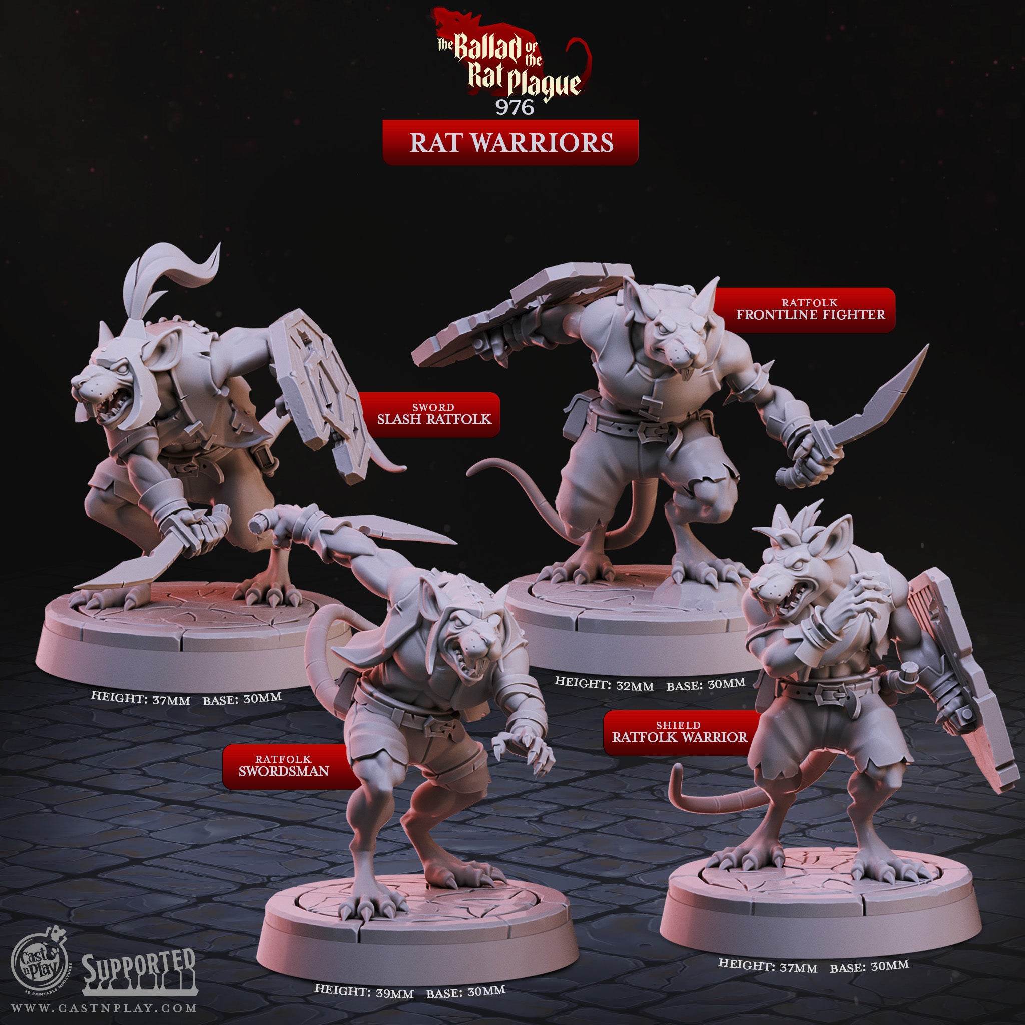 Rat Warriors – 🏅 EboraMiniatures