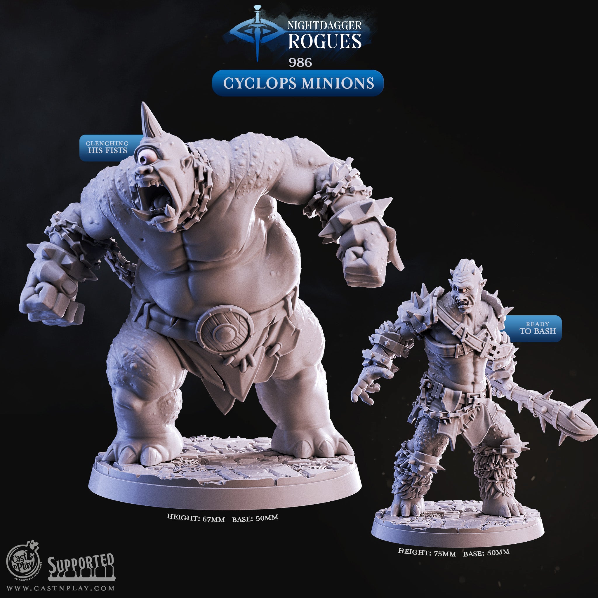 Cyclops Minions – 🏅 EboraMiniatures