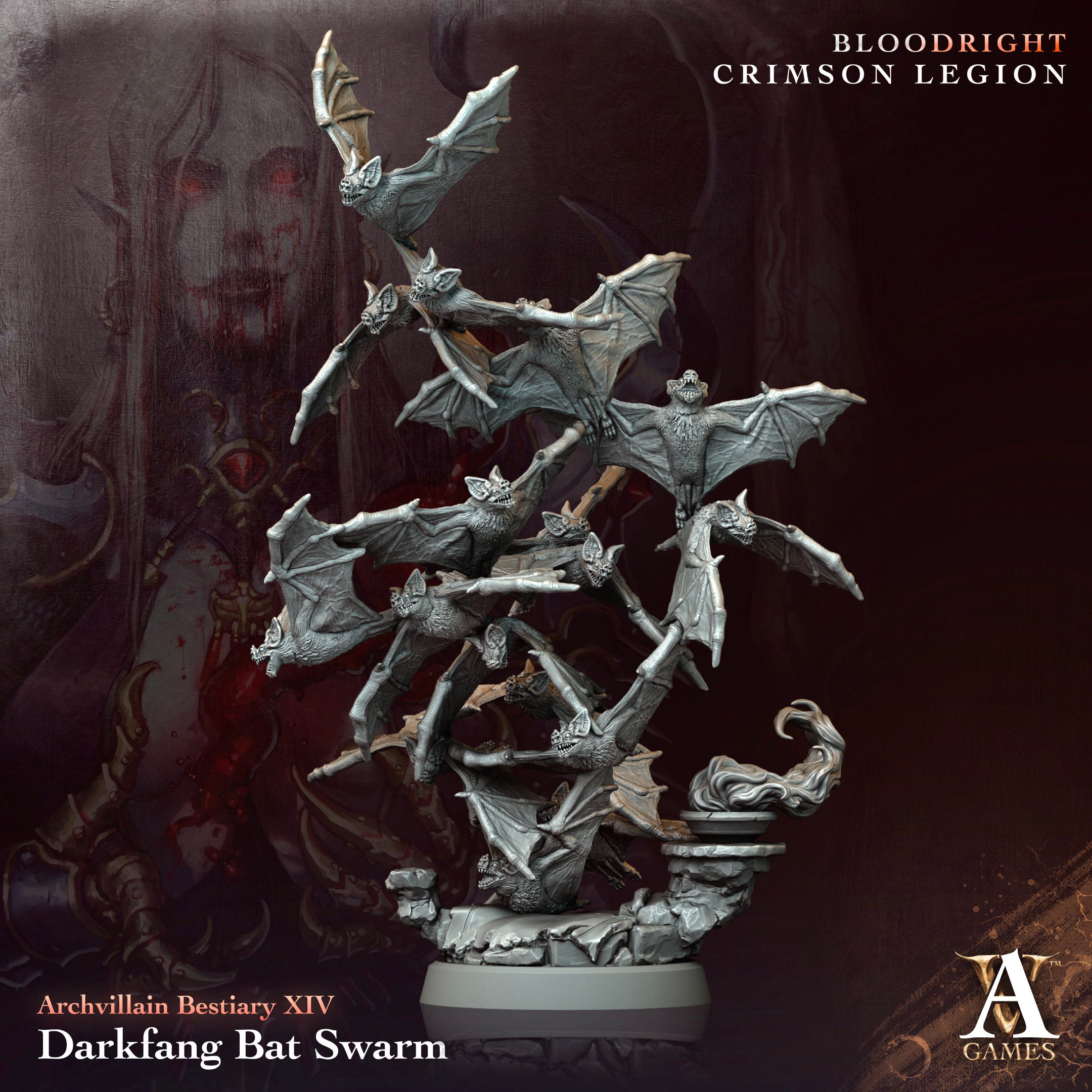 Darkfang Bat Swarm – 🏅 EboraMiniatures