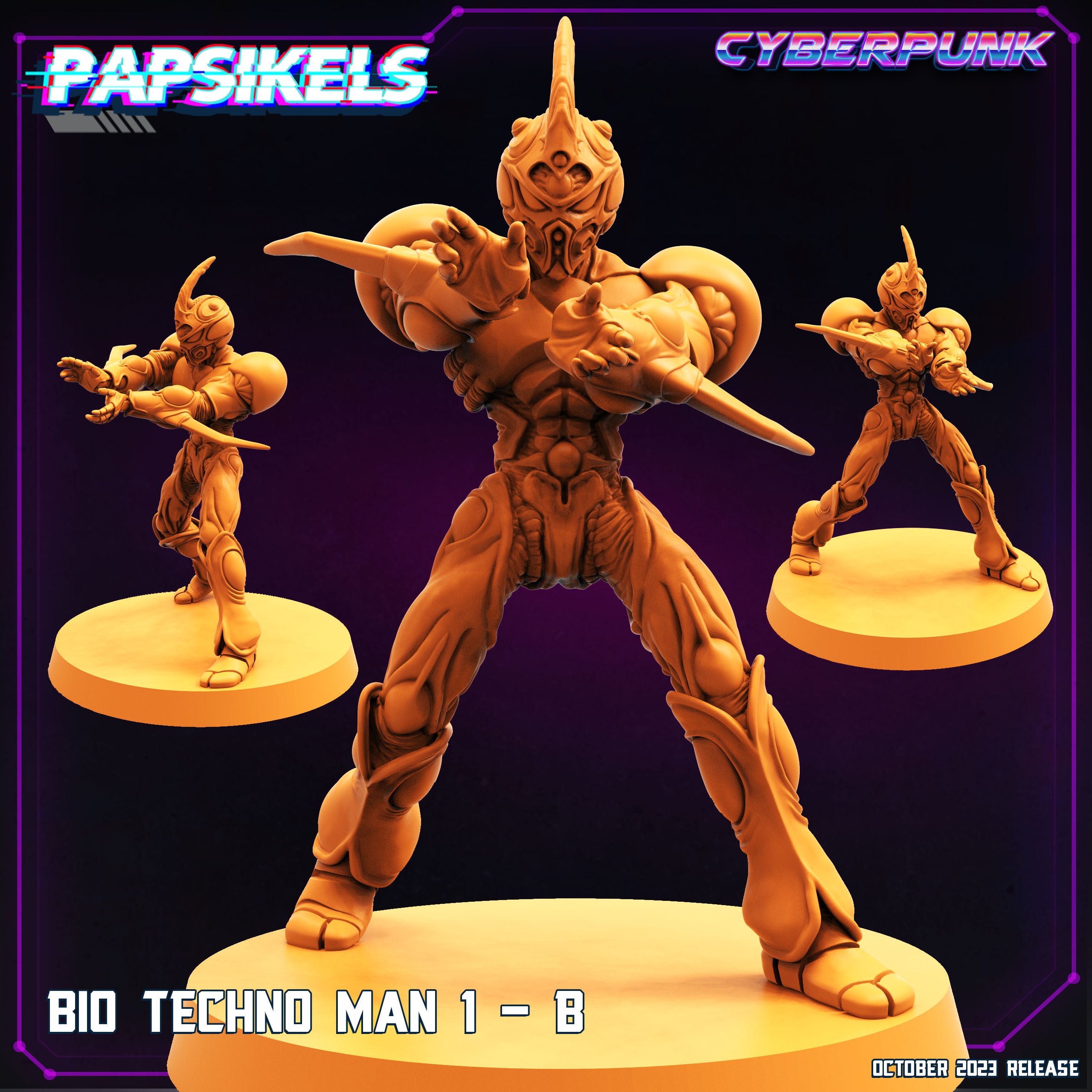 Bio Techno Man (4 variants) – 🏅 EboraMiniatures