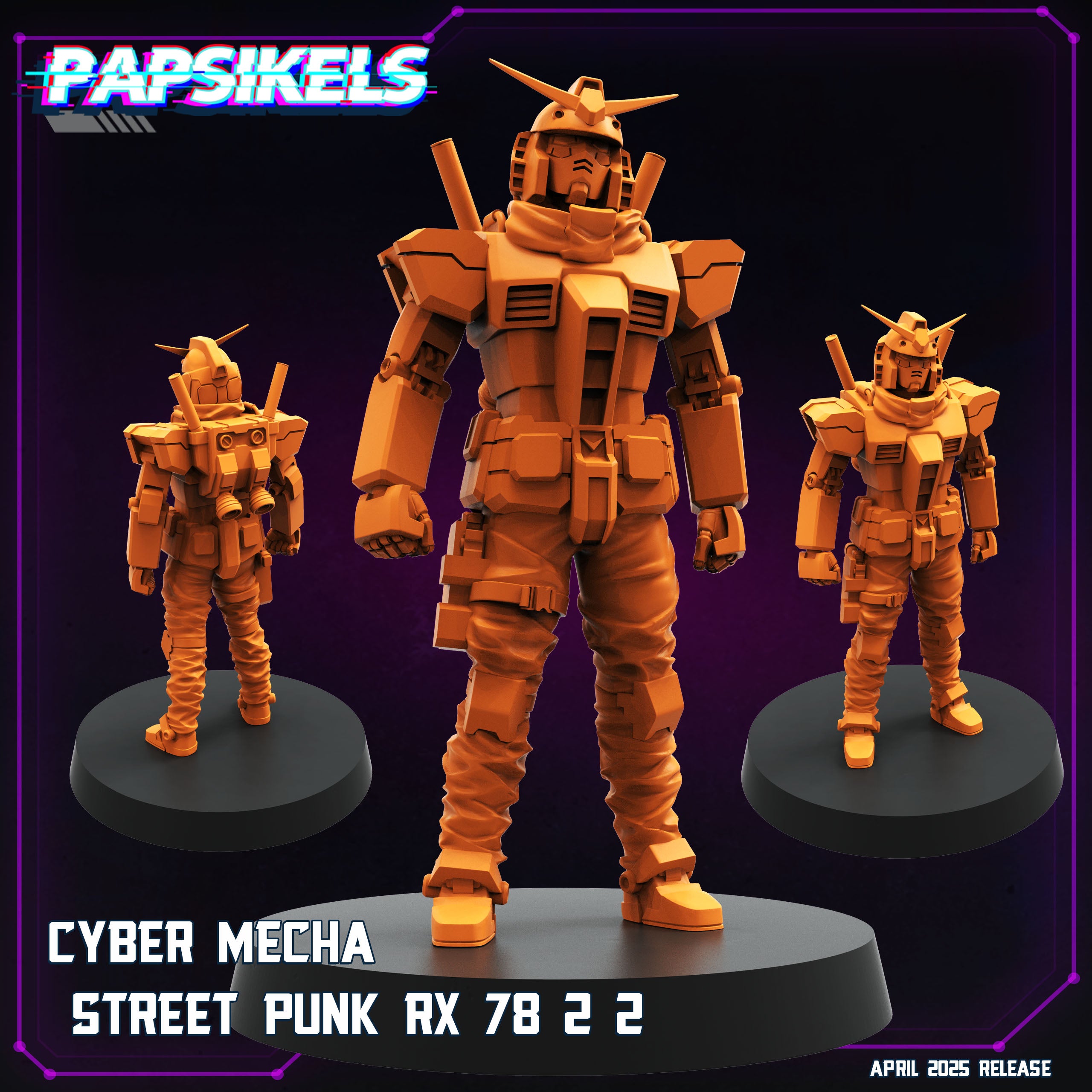 Cyber Mecha Street Punk RX 78 2 2 – 🏅 EboraMiniatures