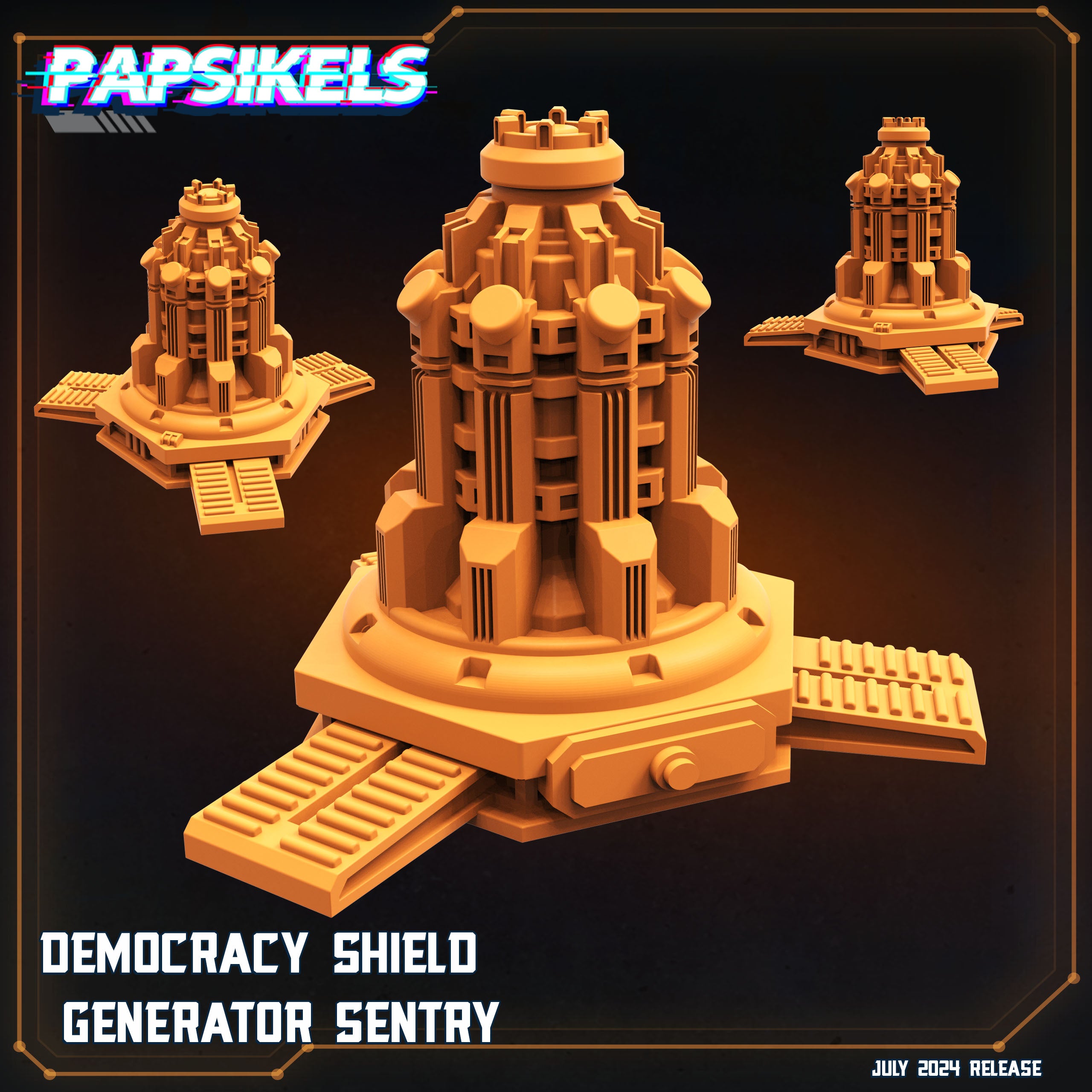 Democracy Shield Generator Sentry – 🏅 EboraMiniatures
