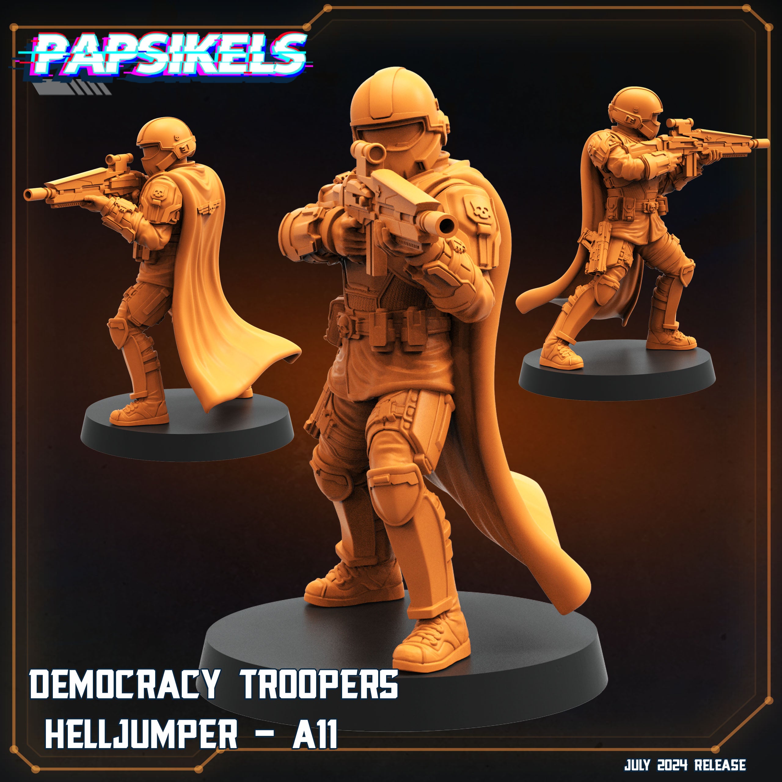 Democracy Trooper Helljumper – 🏅 EboraMiniatures