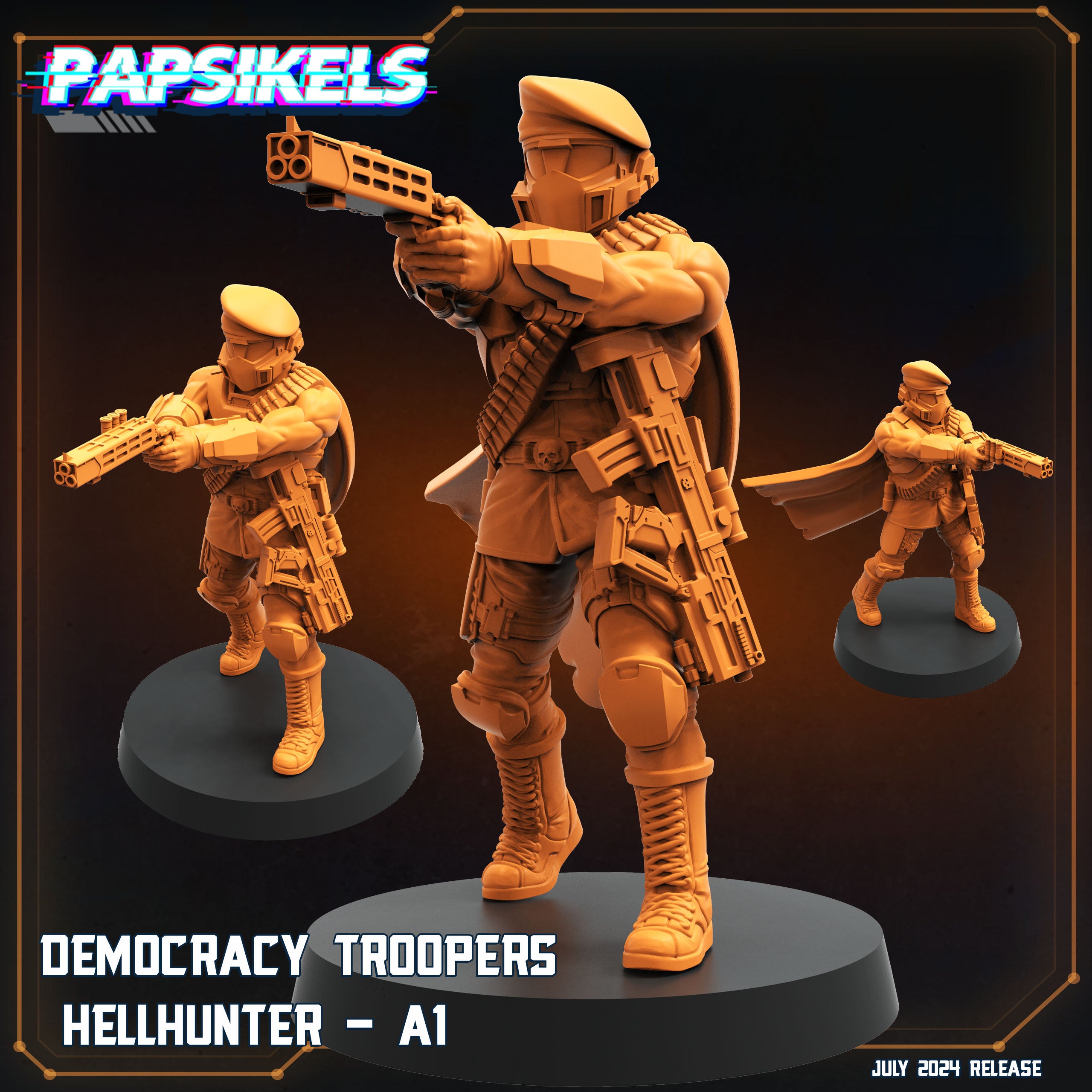 Democracy Trooper Hellhunter – 🏅 EboraMiniatures