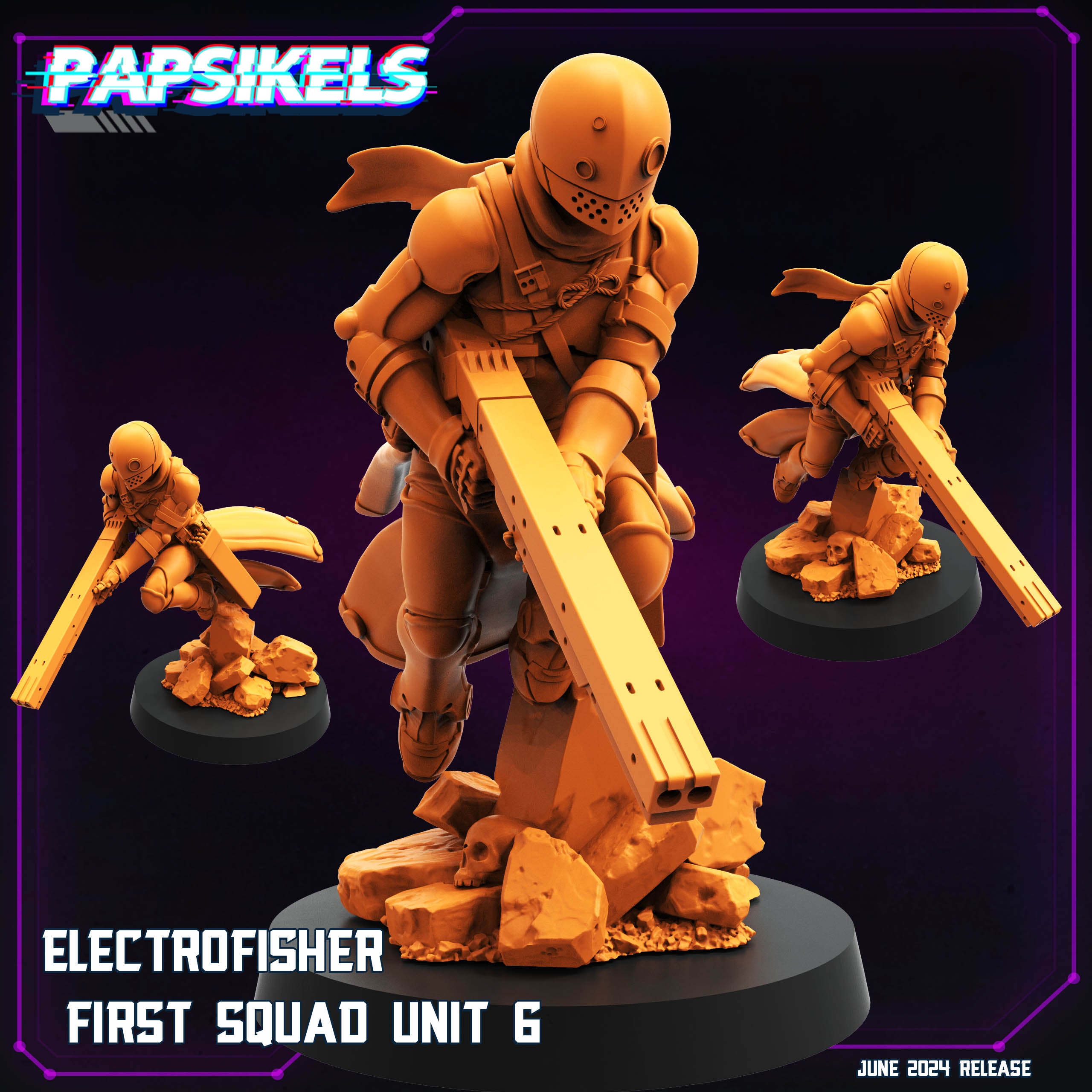 Electrofisher First Squad – 🏅 EboraMiniatures