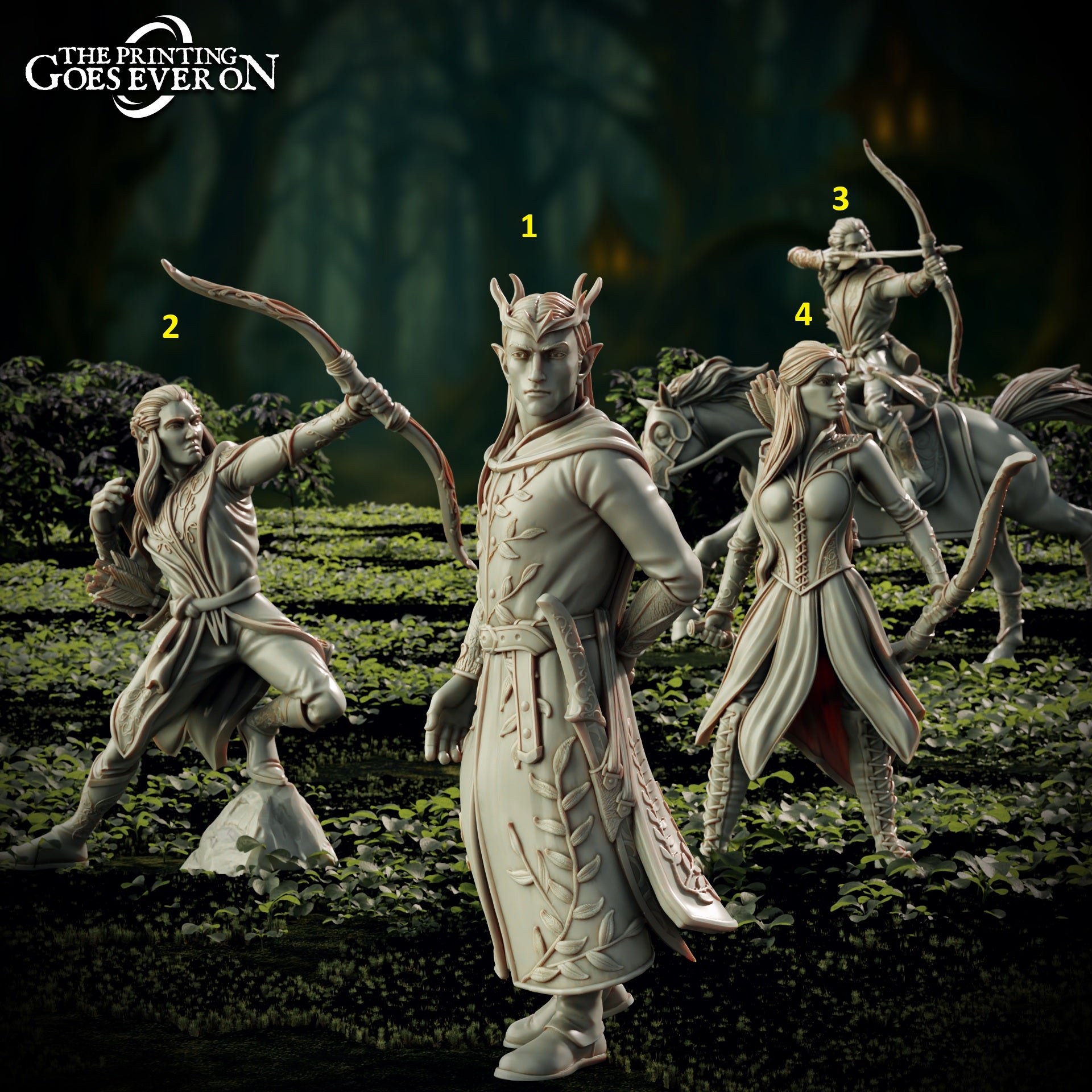 Elderwood Elves - Characters – 🏅 EboraMiniatures