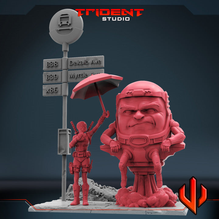 Gwenpool-Modok – 🏅 EboraMiniatures