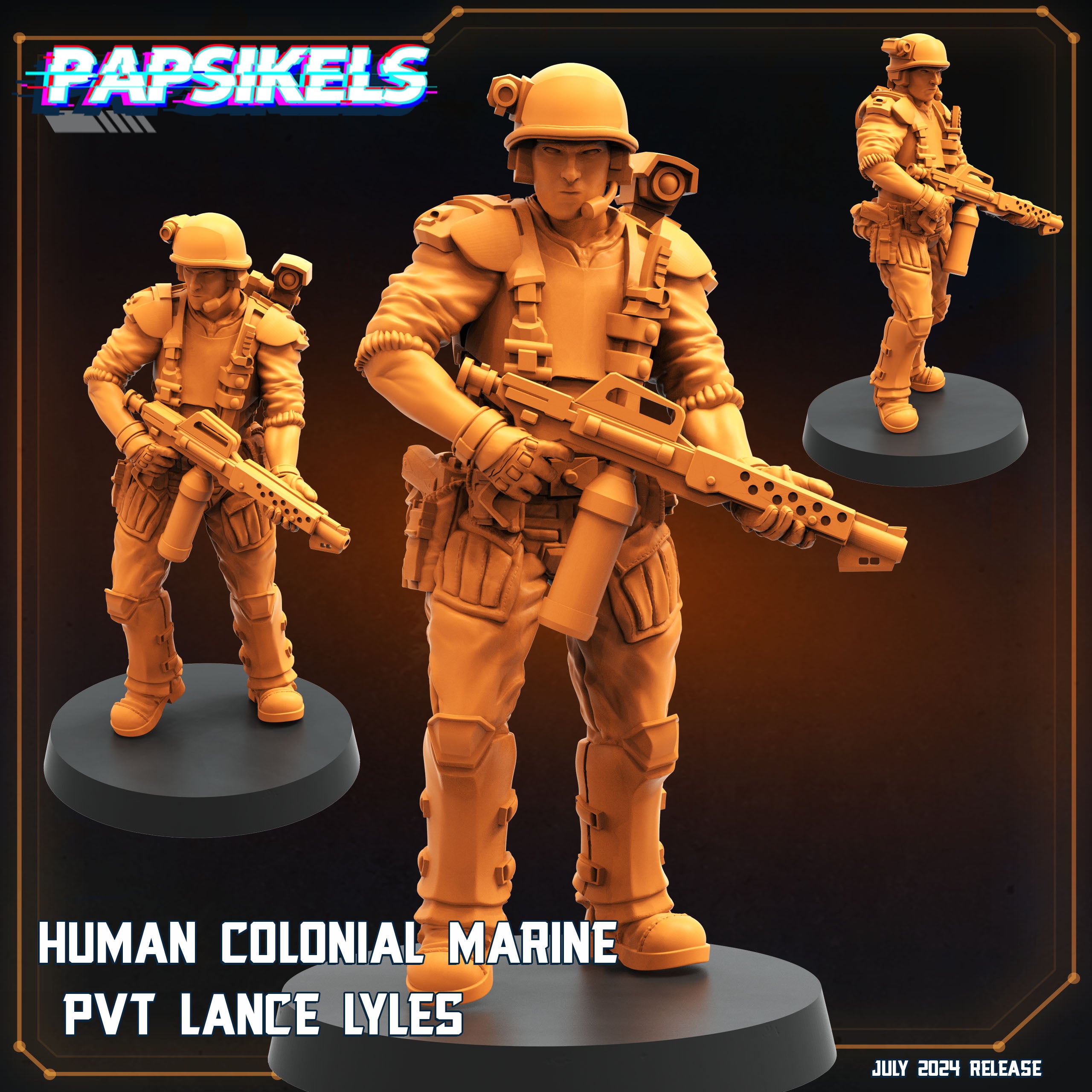 Human Colonial Marine PVT (2 modelos) – 🏅 EboraMiniatures