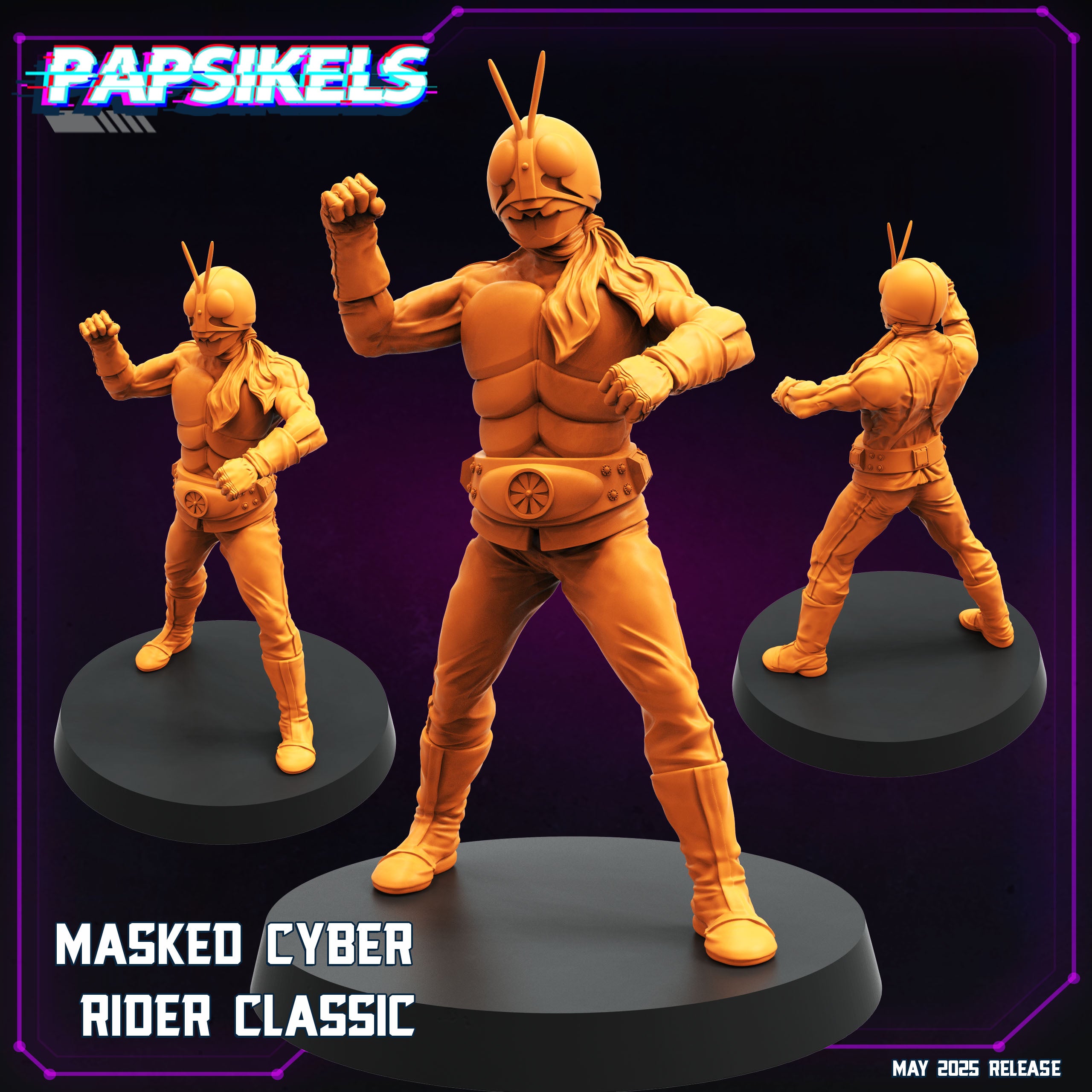 Masked Cyber Rider Classic (4 modelos) – 🏅 EboraMiniatures