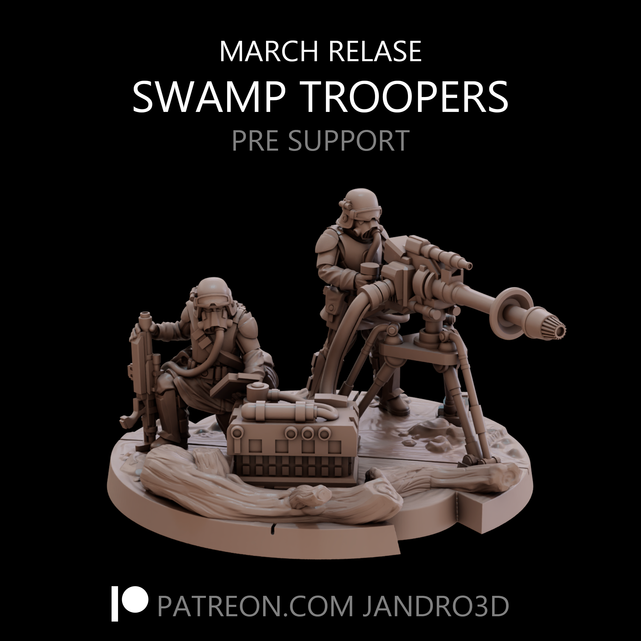 Swamp Trooper Artillery – 🏅 EboraMiniatures