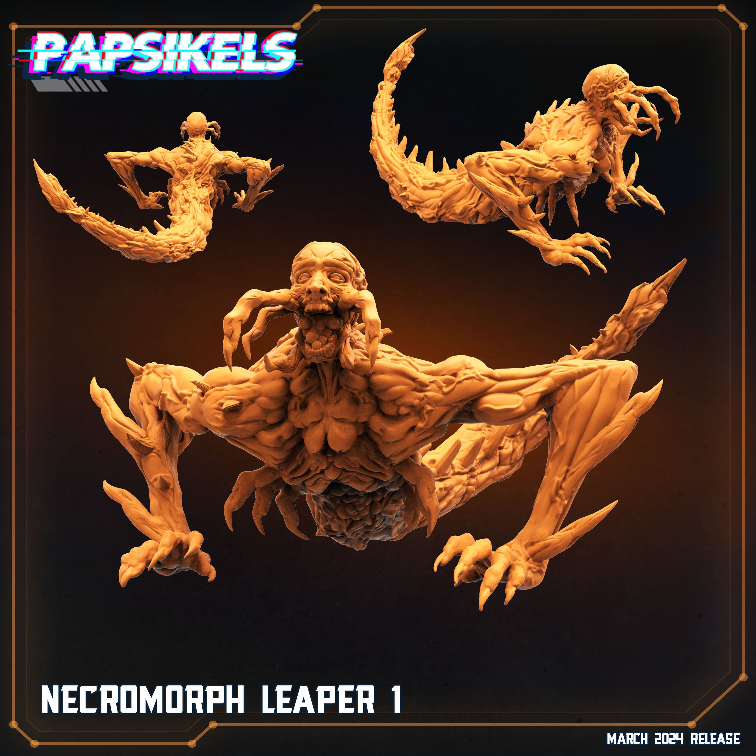 Necromorph Leaper (5 models) – 🏅 EboraMiniatures