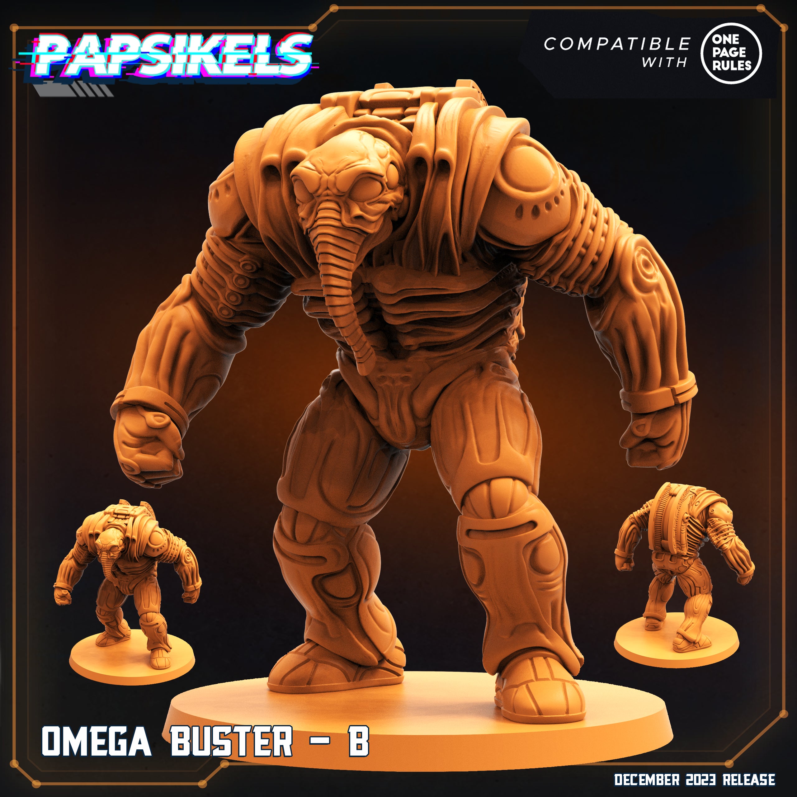 Omega Busters (3 modelos) – 🏅 EboraMiniatures