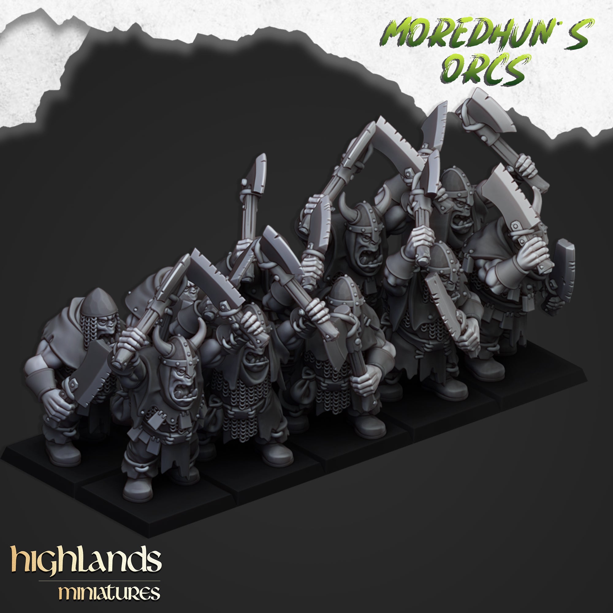 Unit Orc Warriors with hand weapons – 🏅 EboraMiniatures