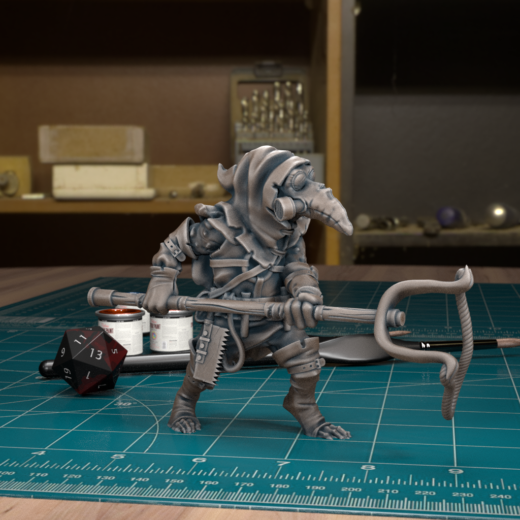 Plague Rat Catcher – 🏅 EboraMiniatures