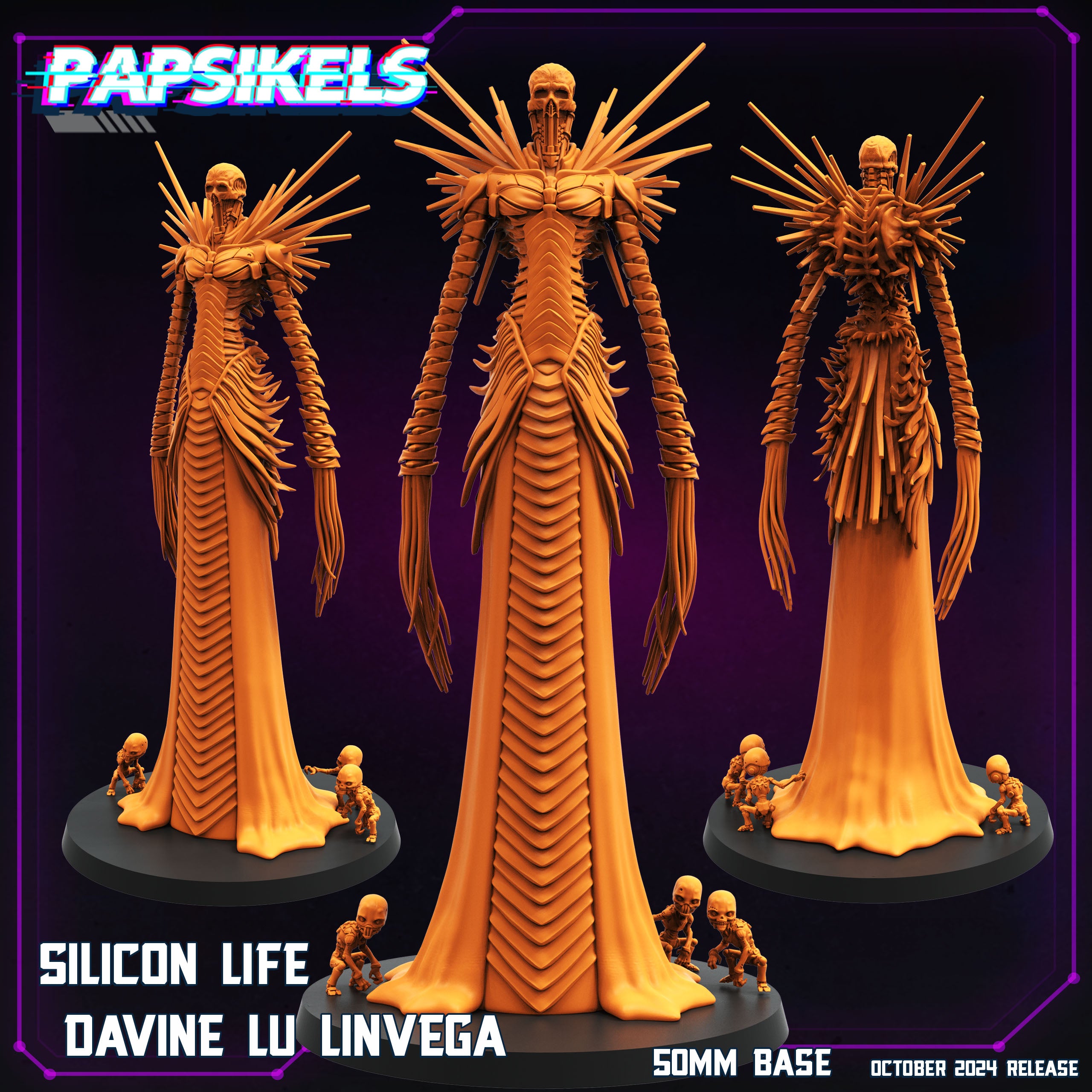 Silicon Life Davine Lu Linvega (2 models) – 🏅 EboraMiniatures