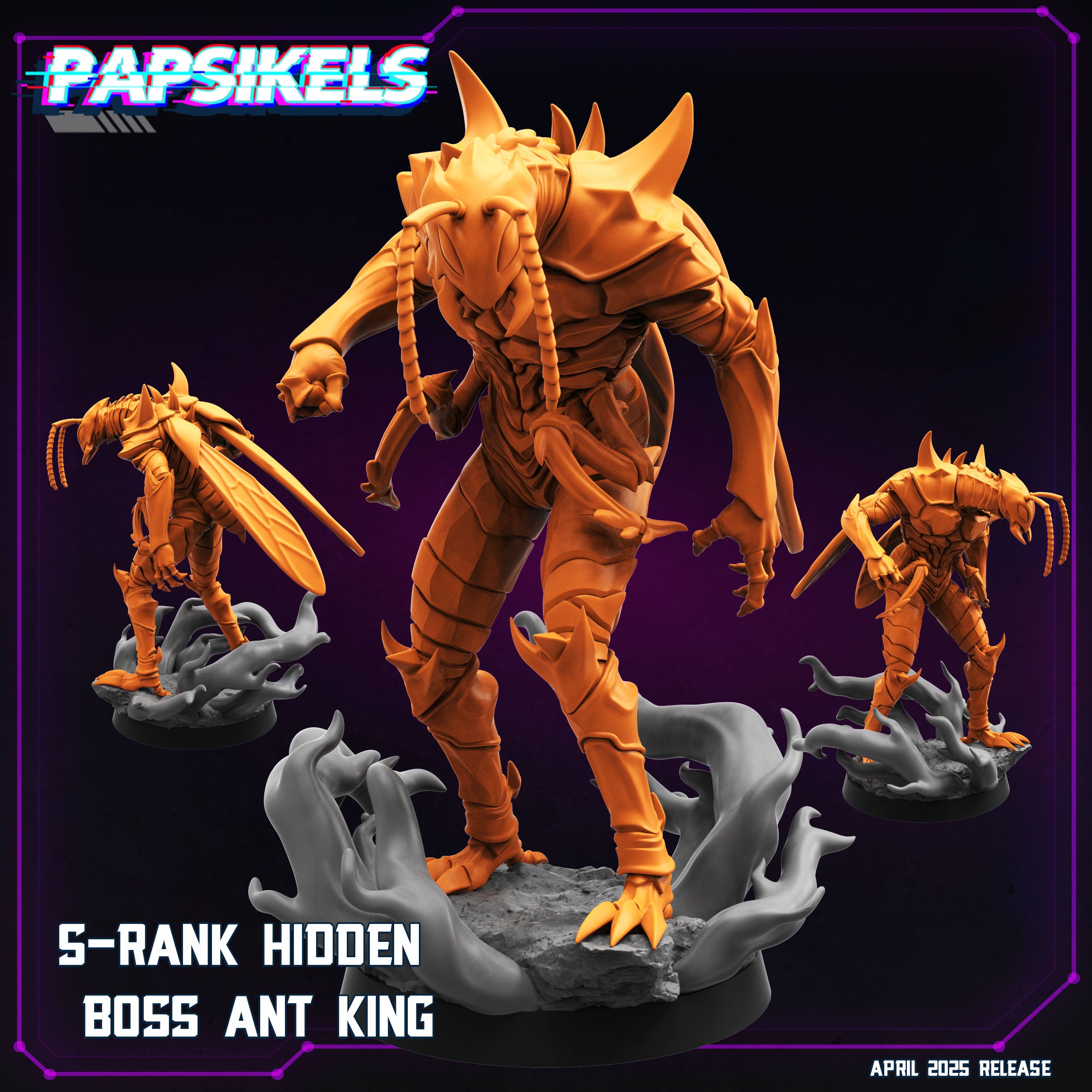 S Rank Hidden Boss Ant King – 🏅 EboraMiniatures