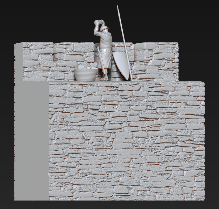 medieval castle defender – 🏅 EboraMiniatures
