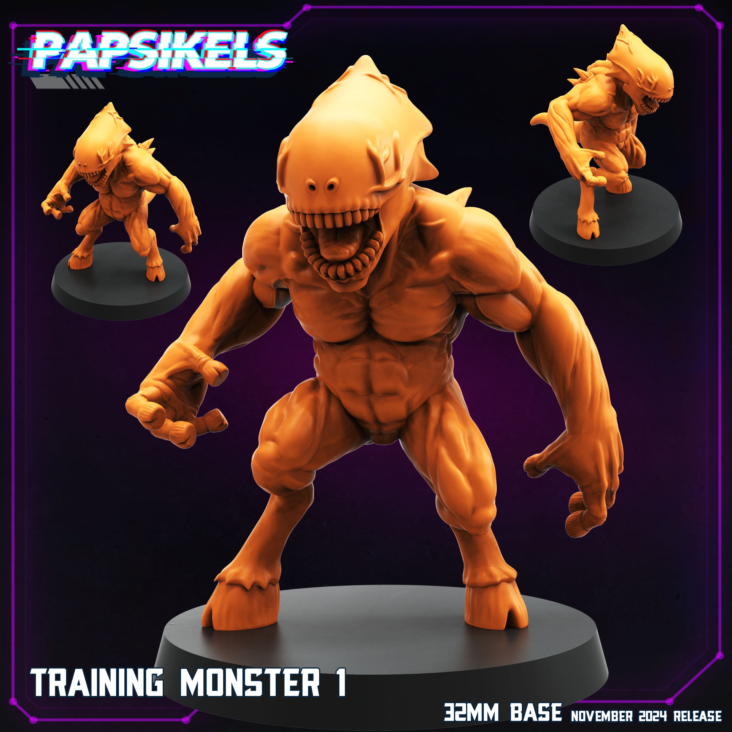Training Monster (8 modelos) – 🏅 EboraMiniatures