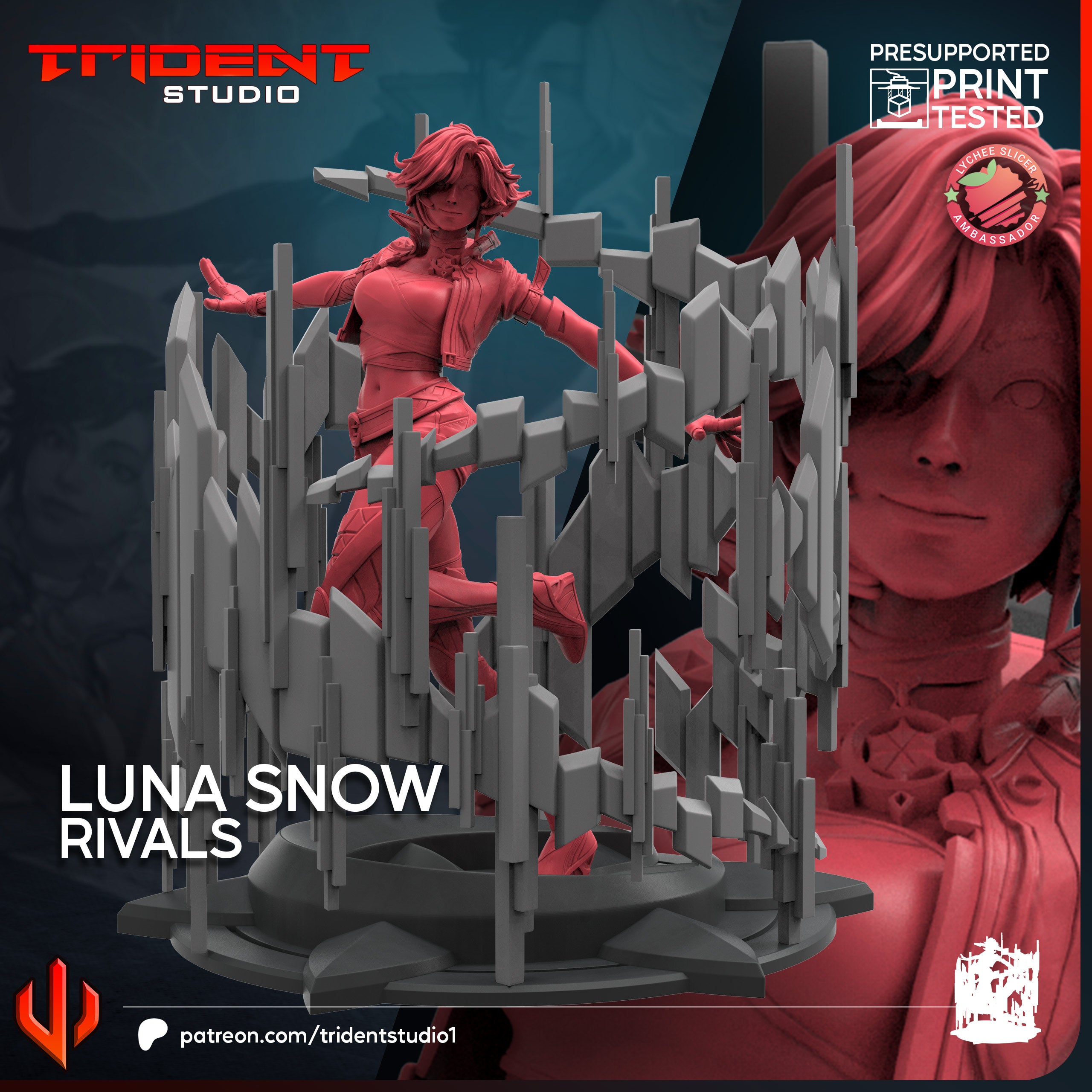 Luna Snow Rivals FanArt – 🏅 EboraMiniatures