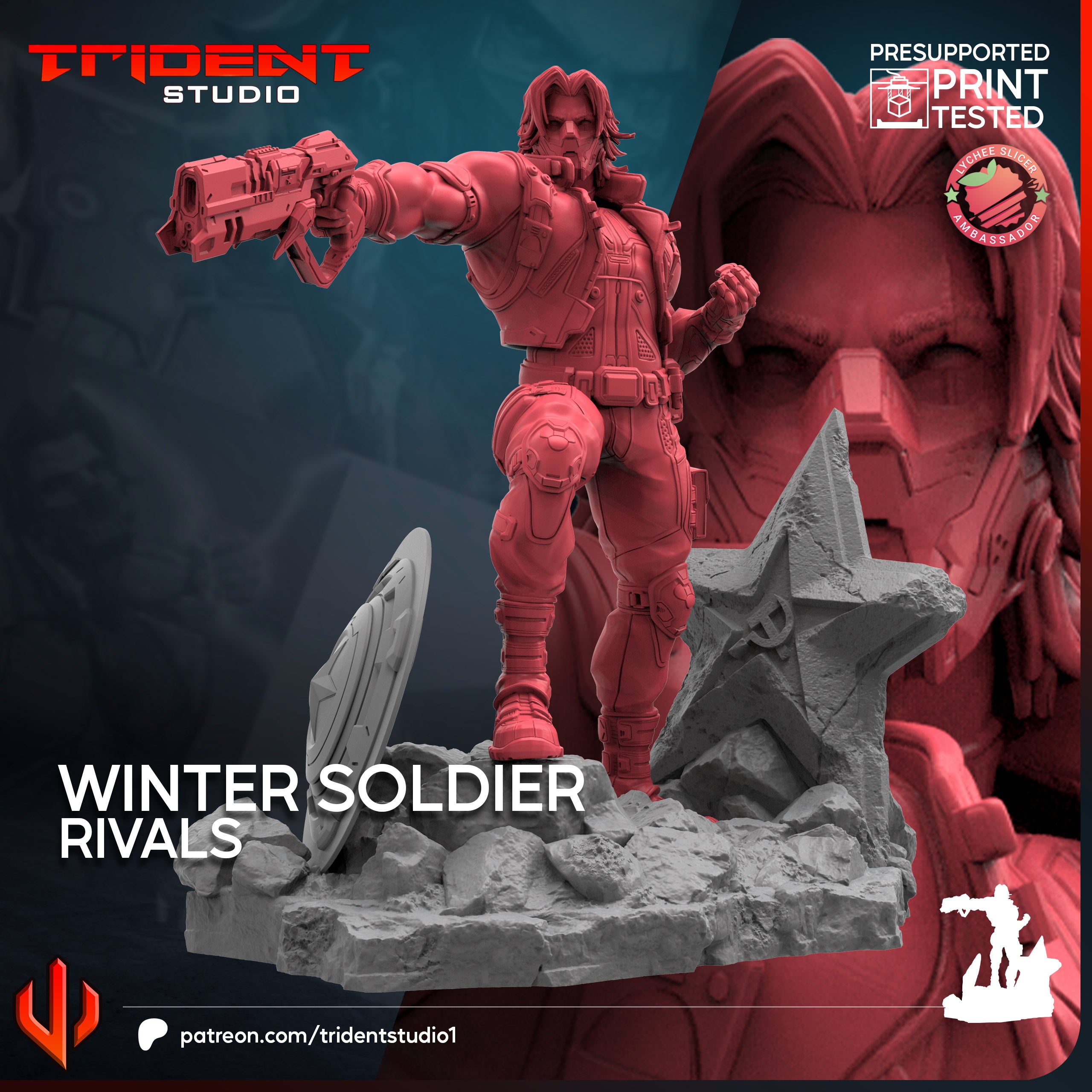 Winter Soldier Rivals FanArt – 🏅 EboraMiniatures