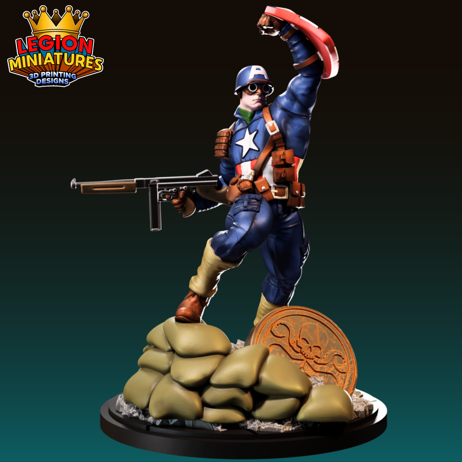 Captain America Ww2 FanArt – 🏅 EboraMiniatures