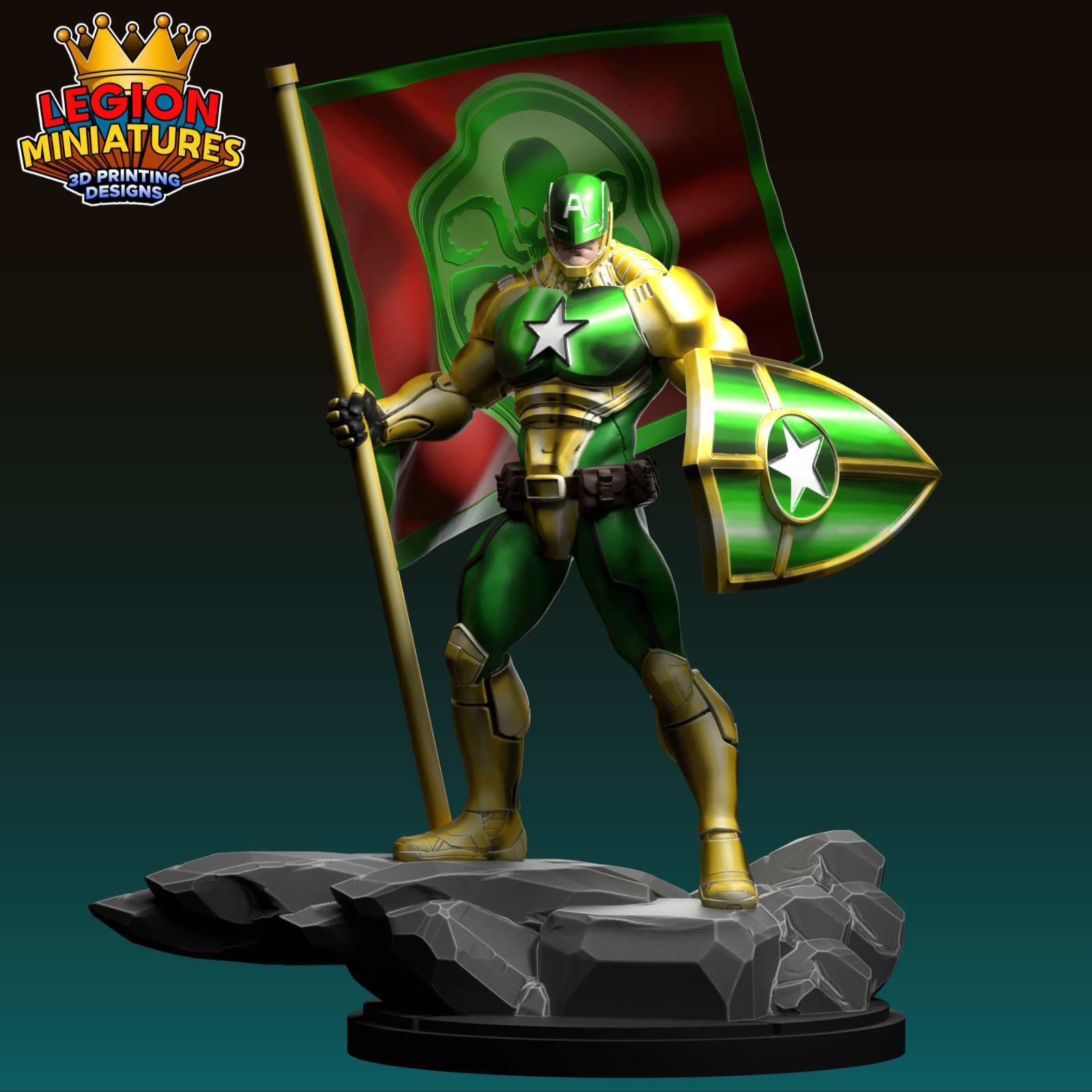 Captain Hydra FanArt – 🏅 EboraMiniatures