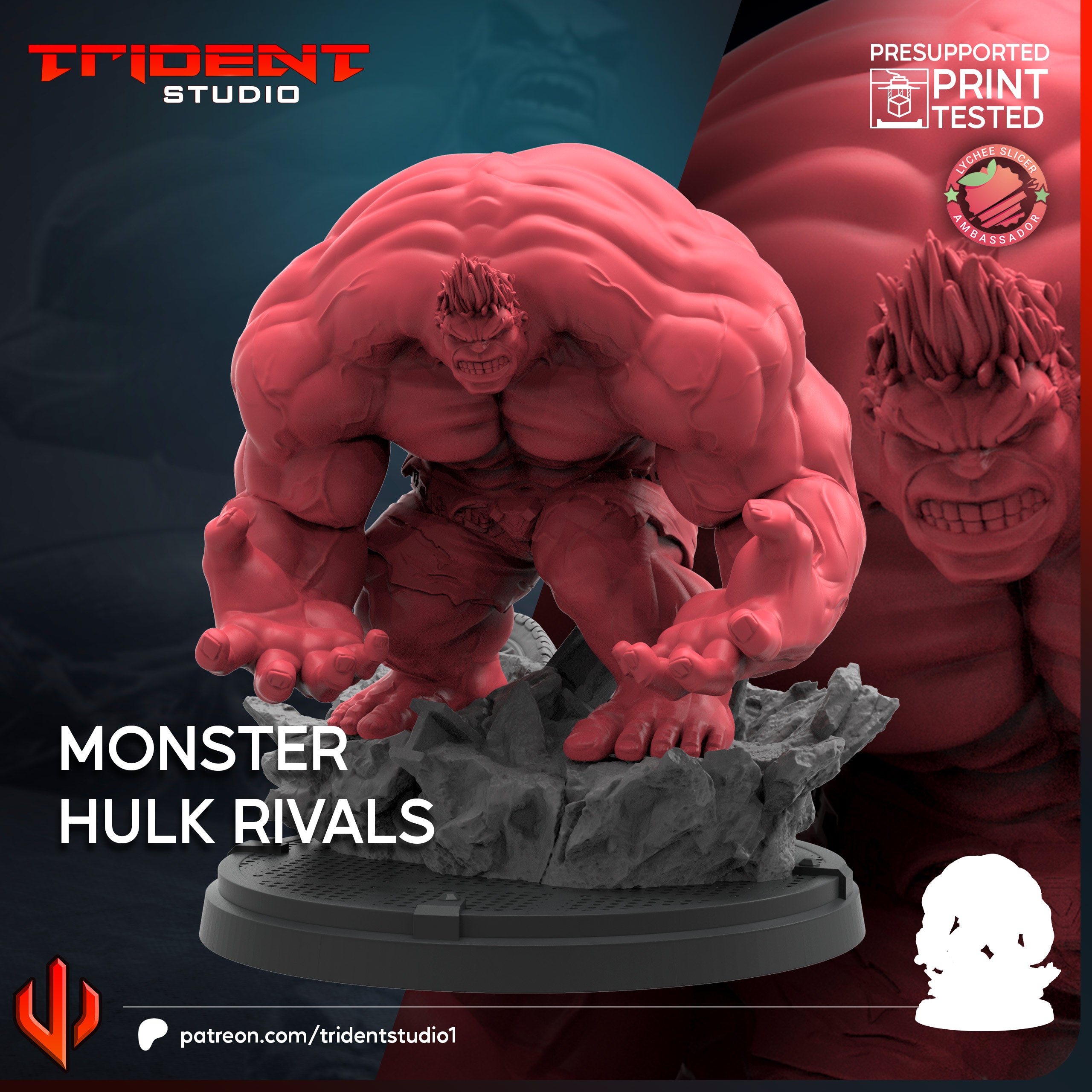 Monster Hulk Rivals FanArt – 🏅 EboraMiniatures