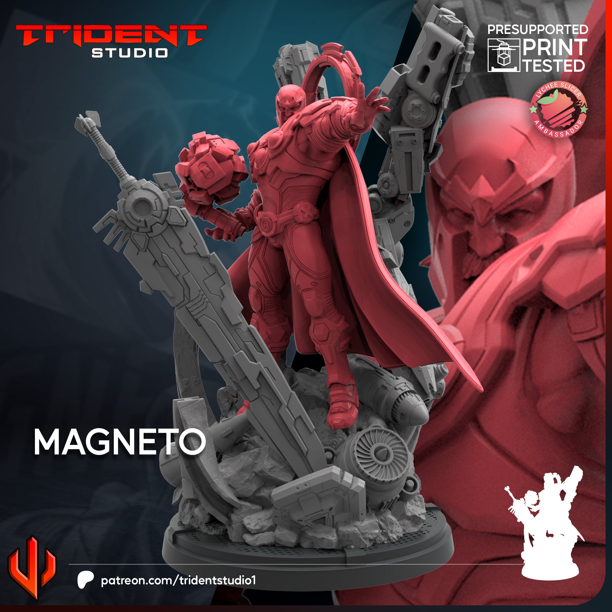 Magneto Rivals FanArt – 🏅 EboraMiniatures