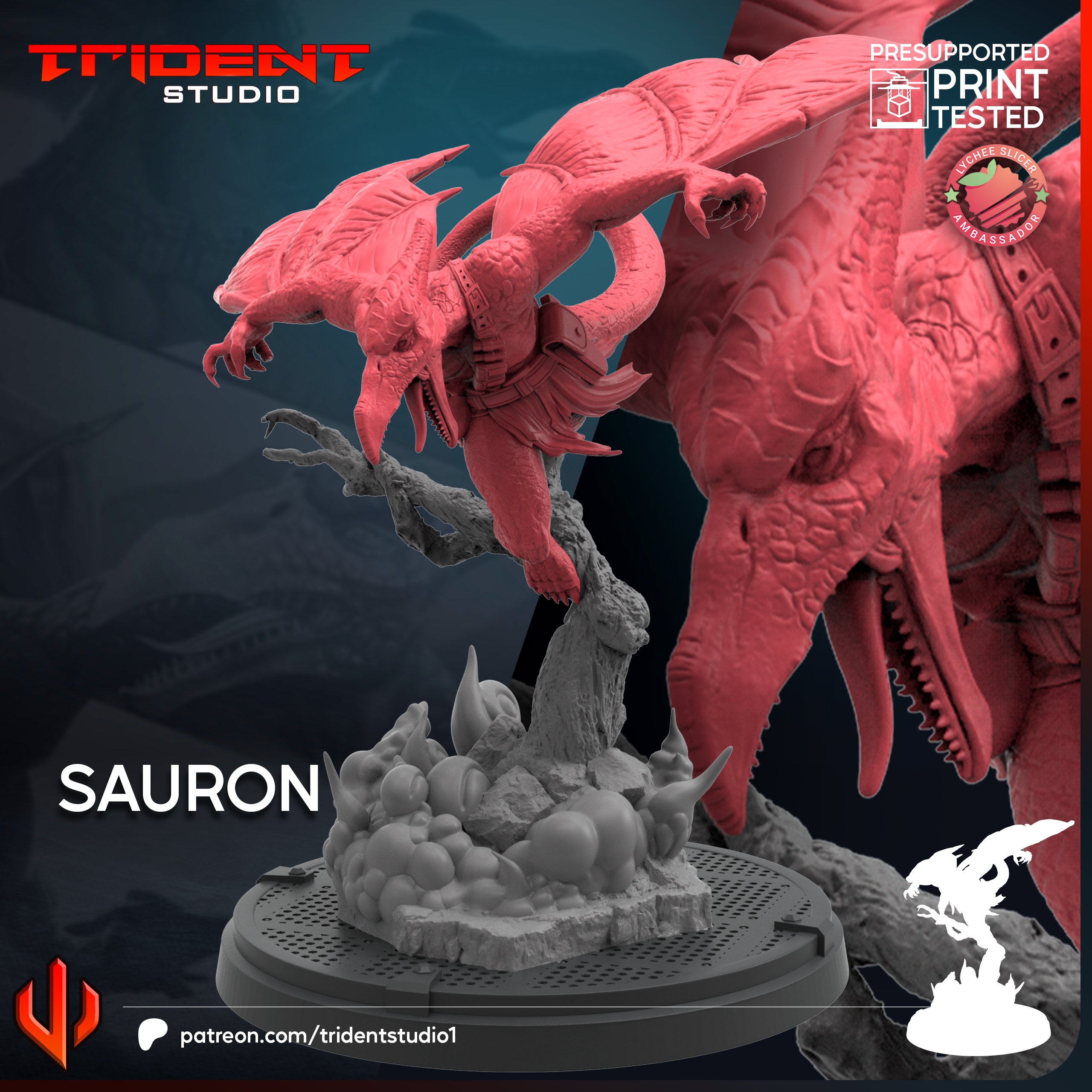 Sauron FanArt – 🏅 EboraMiniatures