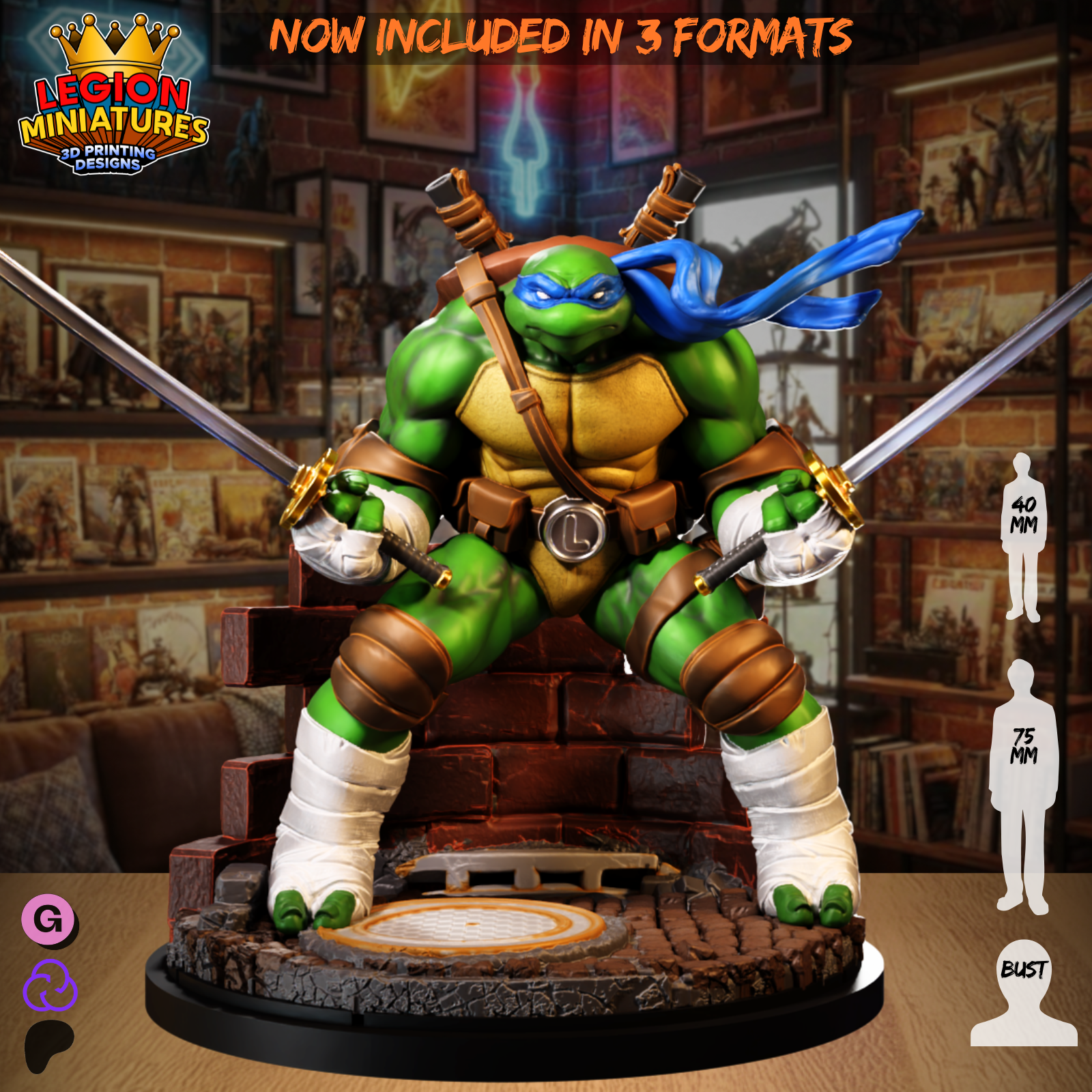 Leonardo FanArt – 🏅 EboraMiniatures