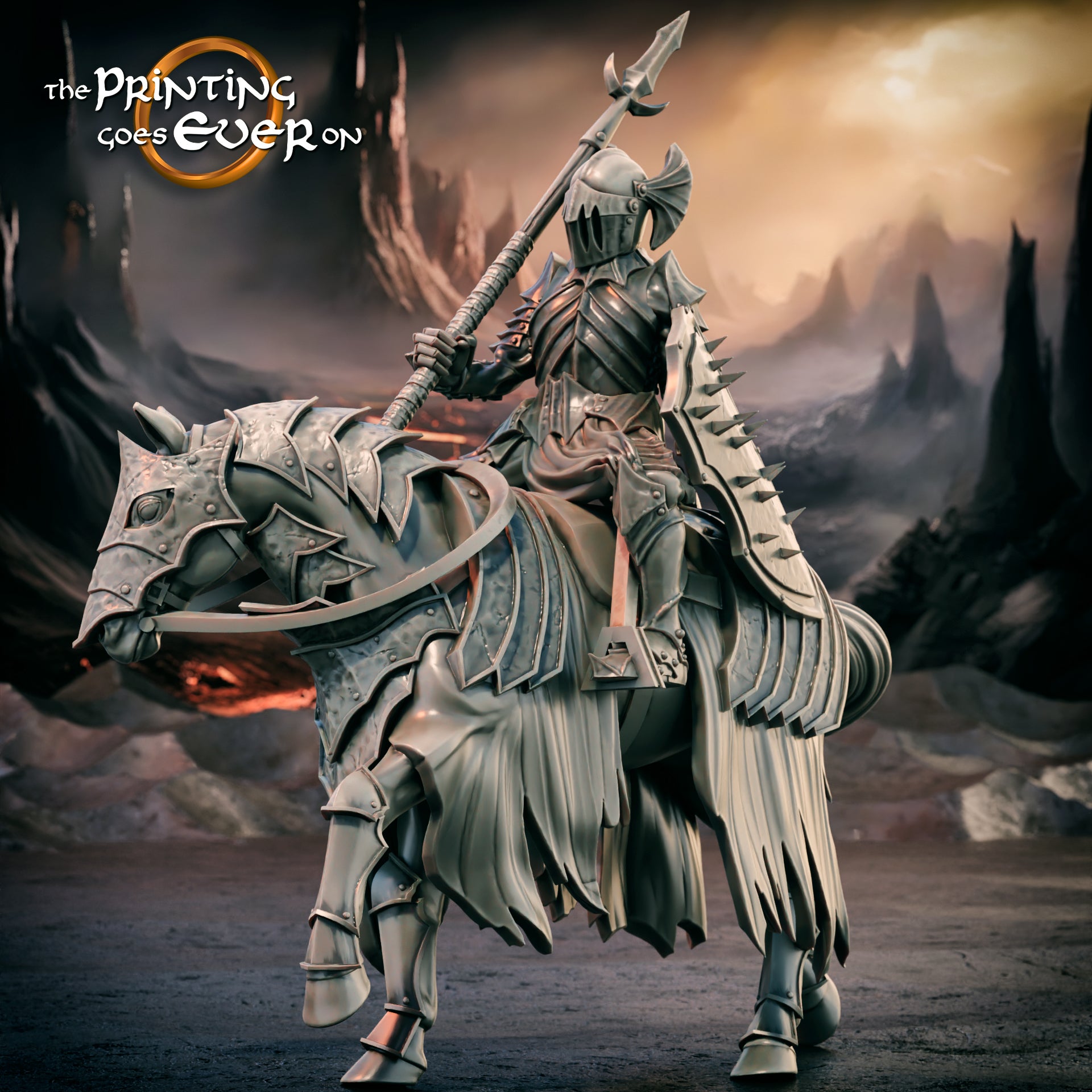 Shadow Knight mounted – 🏅 EboraMiniatures
