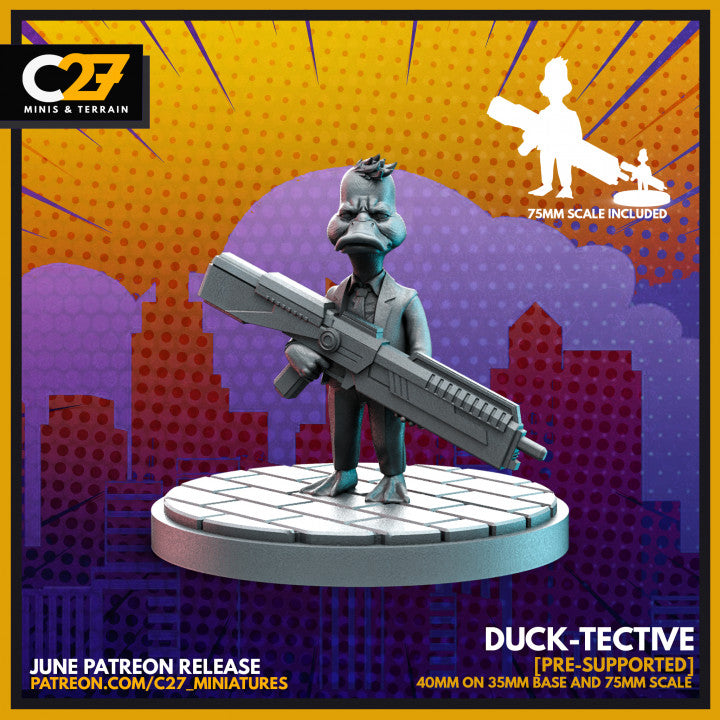 duck detective – 🏅 EboraMiniatures
