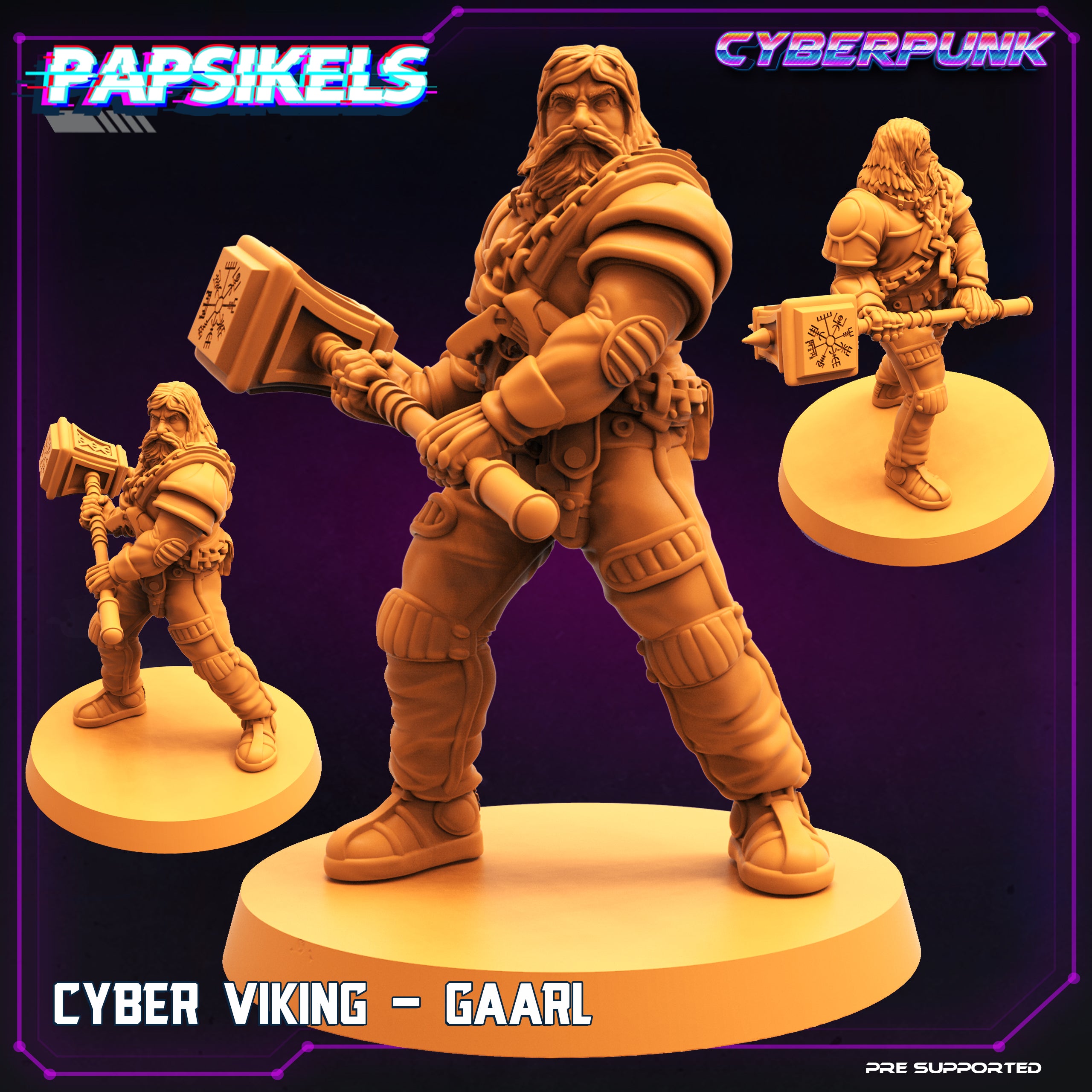 Cyber Vikings (3 modelos) – 🏅 EboraMiniatures