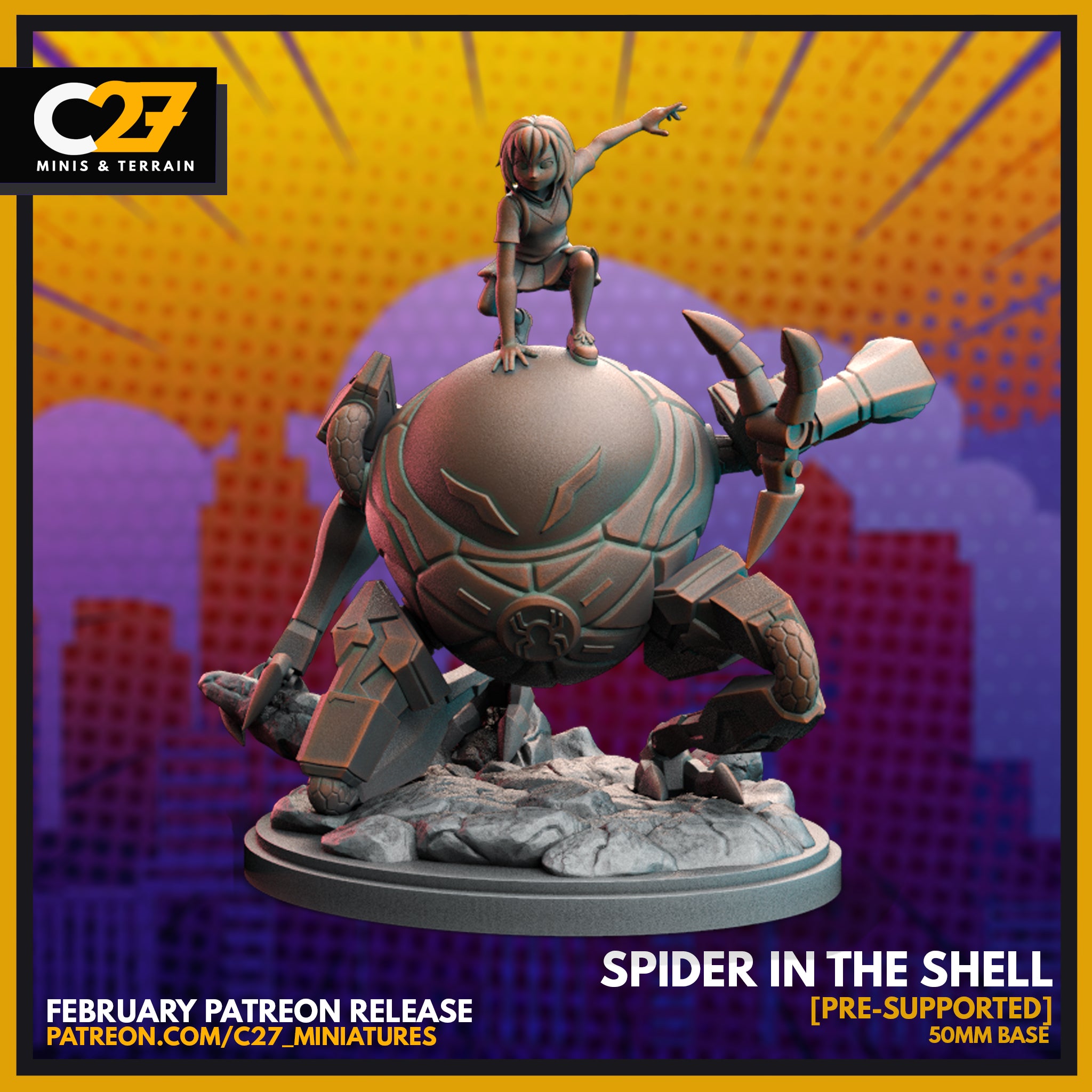 Spider in the Shell – 🏅 EboraMiniatures