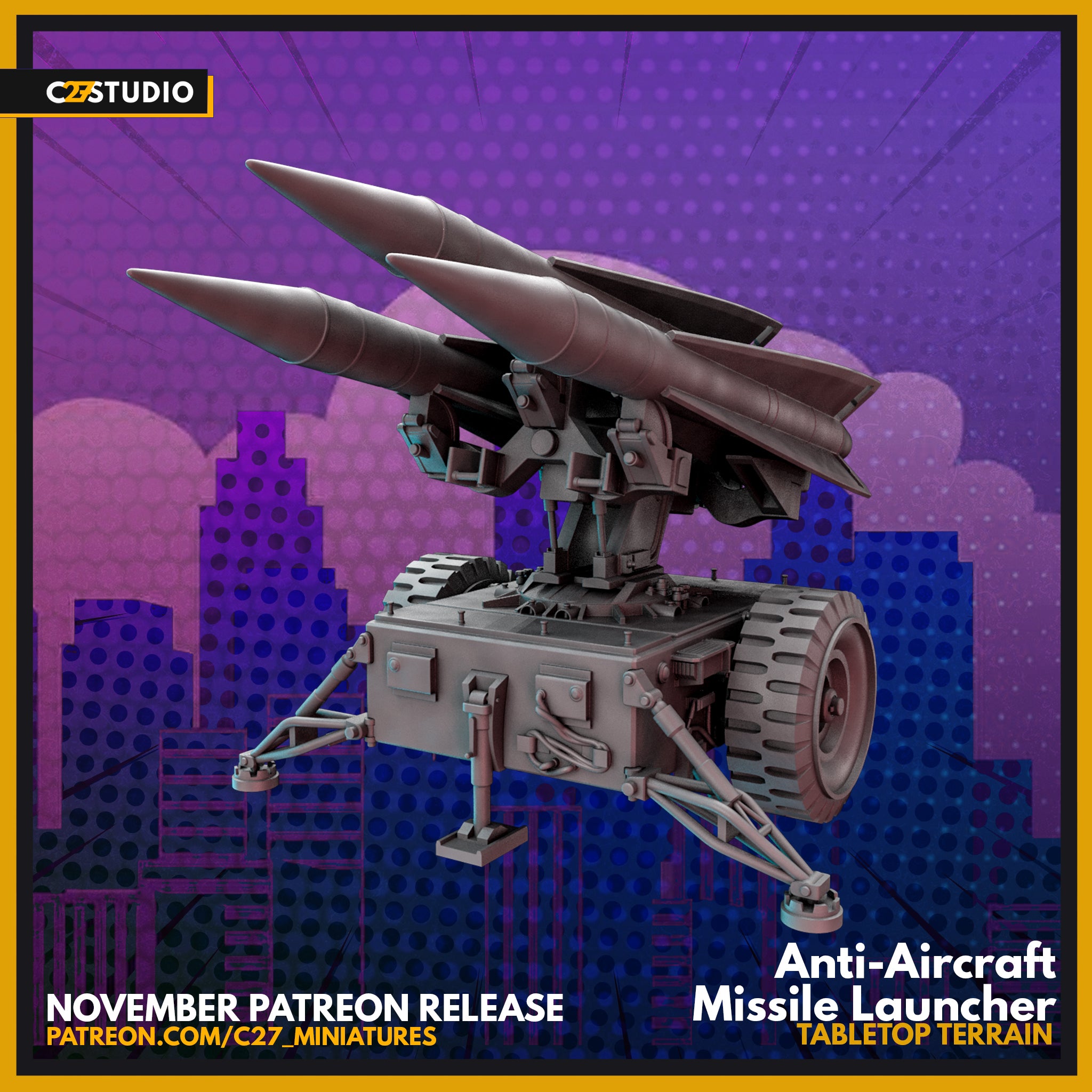 Anti-Aircraft Missile Launcher – 🏅 EboraMiniatures