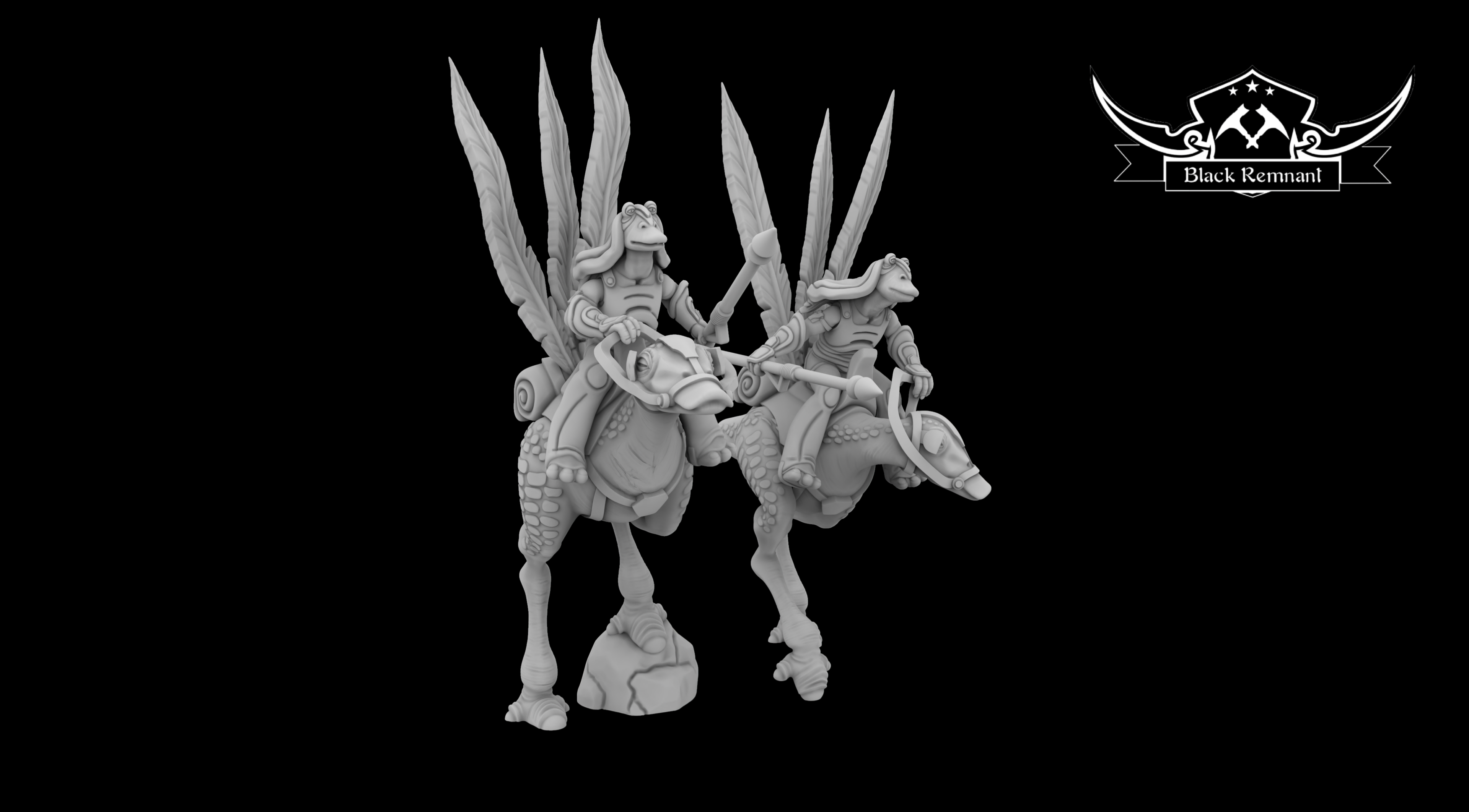 Aquatic alien riders – 🏅 EboraMiniatures